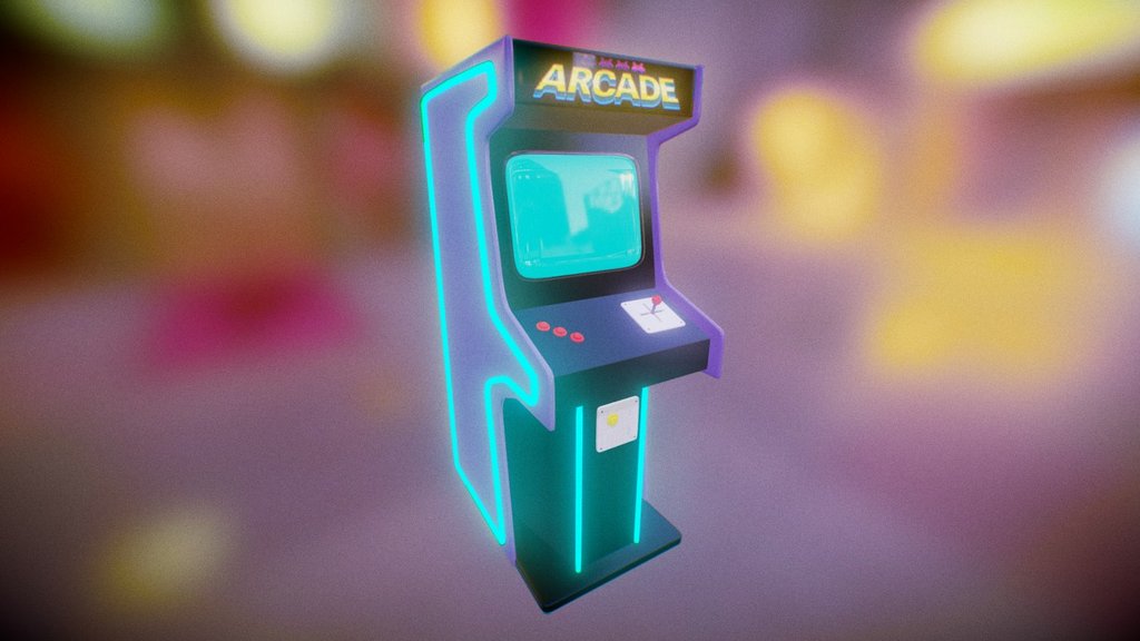 Arcade Machine - Download Free 3D model by Nikita Borovkov ...