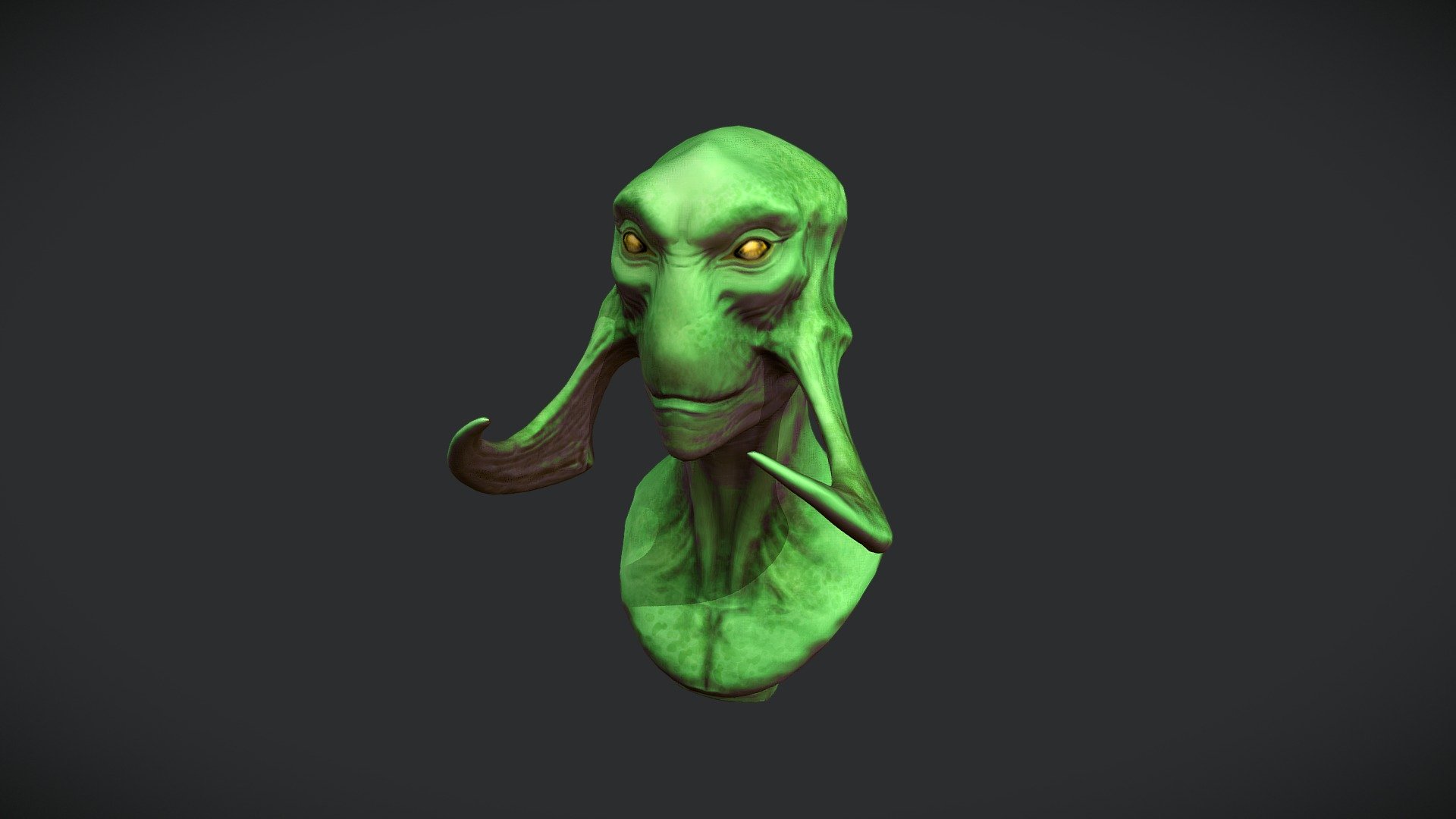 Alien - 3D model by payuu [444be80] - Sketchfab
