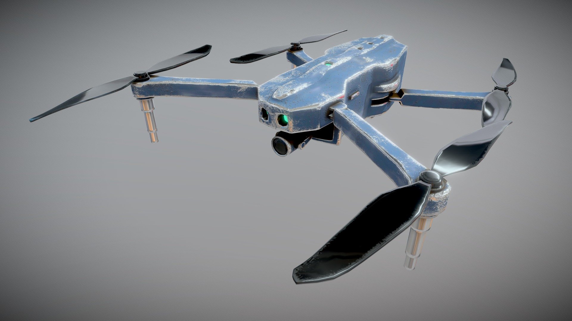 3D old drone - 3D model by nvere [444c757] - Sketchfab