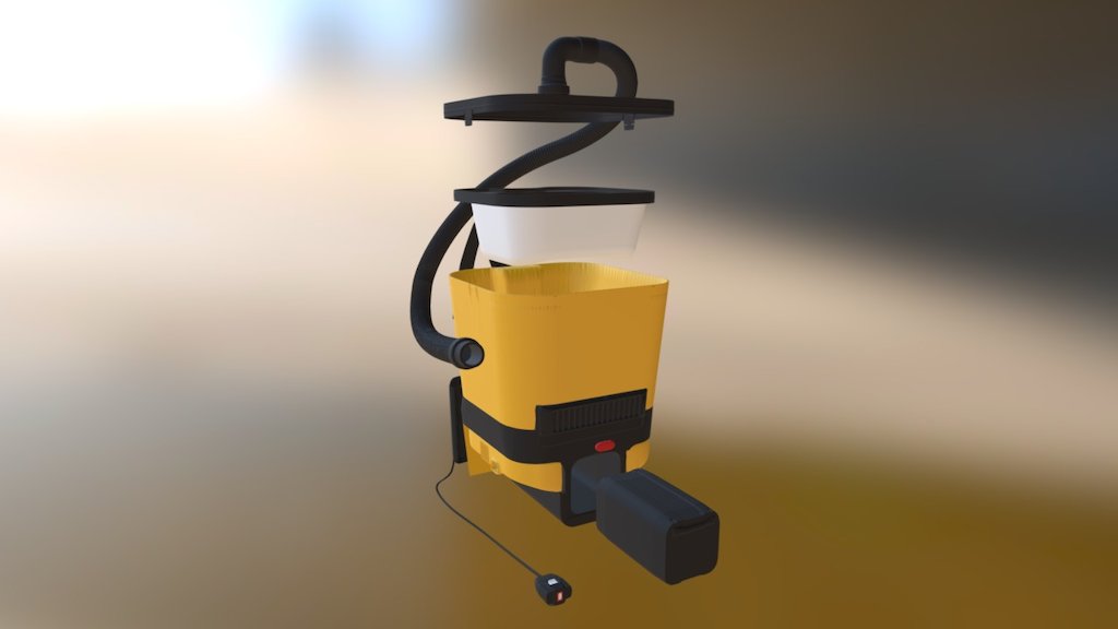 Backpack vacuum - 3D model by Vetloggers (@rahjea) [444ce11] - Sketchfab