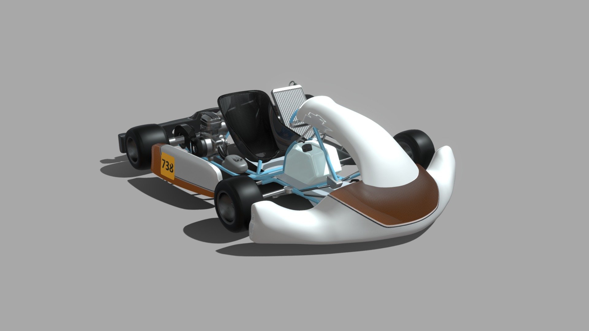 X30 Senior Go Kart - 3D model by Victor71 [444faaf] - Sketchfab