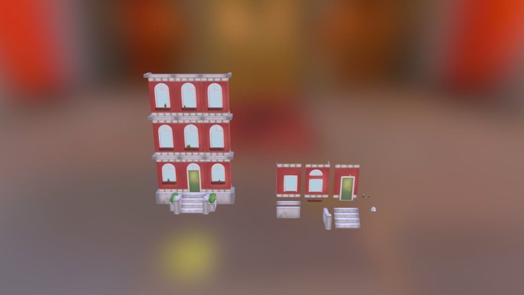 Assignment 1: House asset set texture - 3D model by Stephanie Evans ...