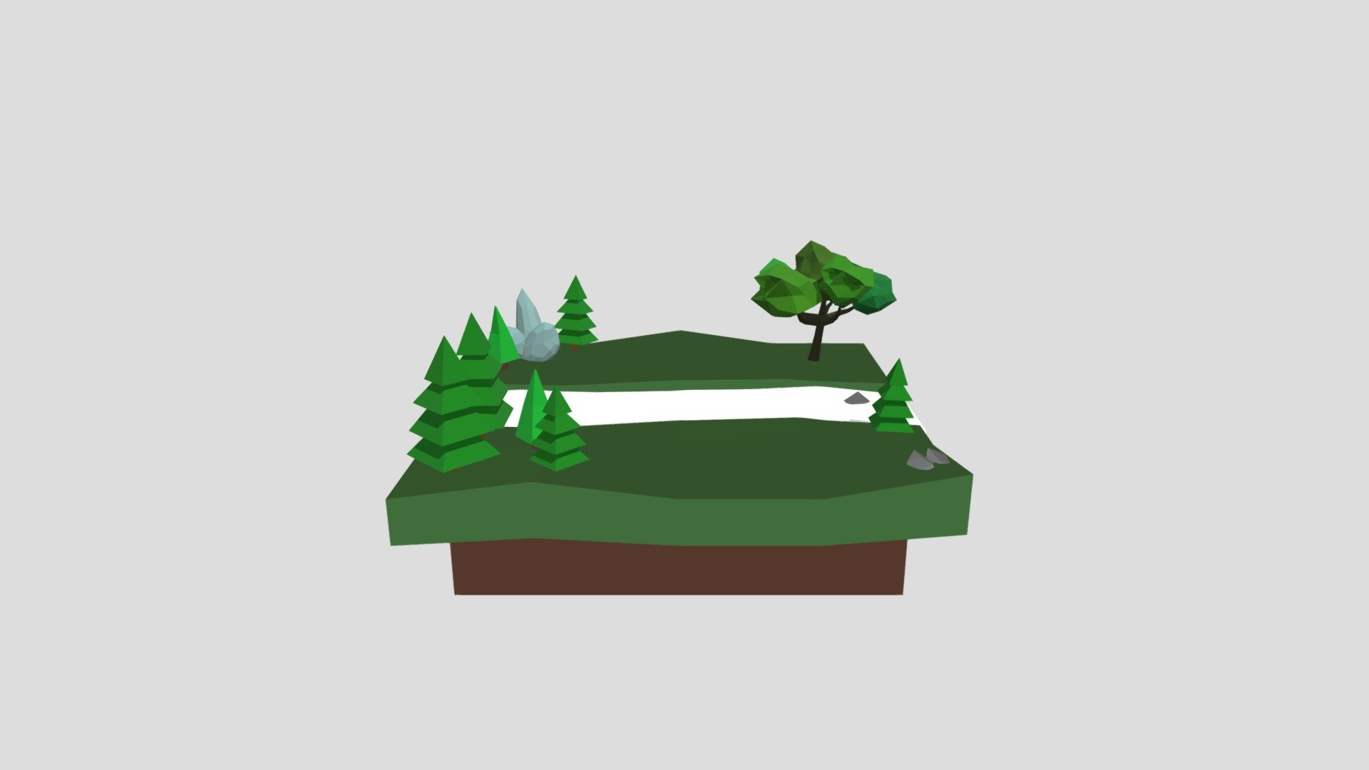 Low Poly Forest - Download Free 3D model by Pauuw [445438d] - Sketchfab
