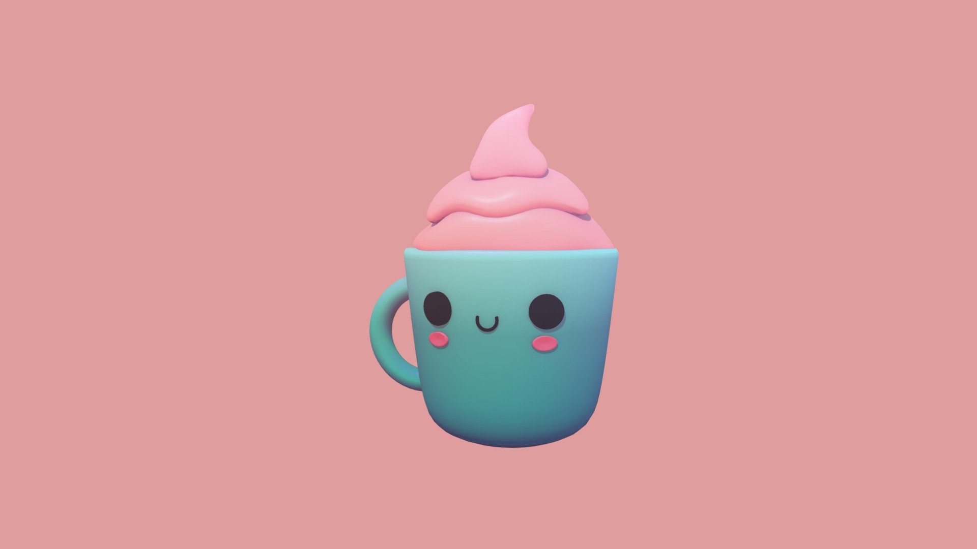 Cartoon mug - Buy Royalty Free 3D model by GattalupaGames [44555b0 ...