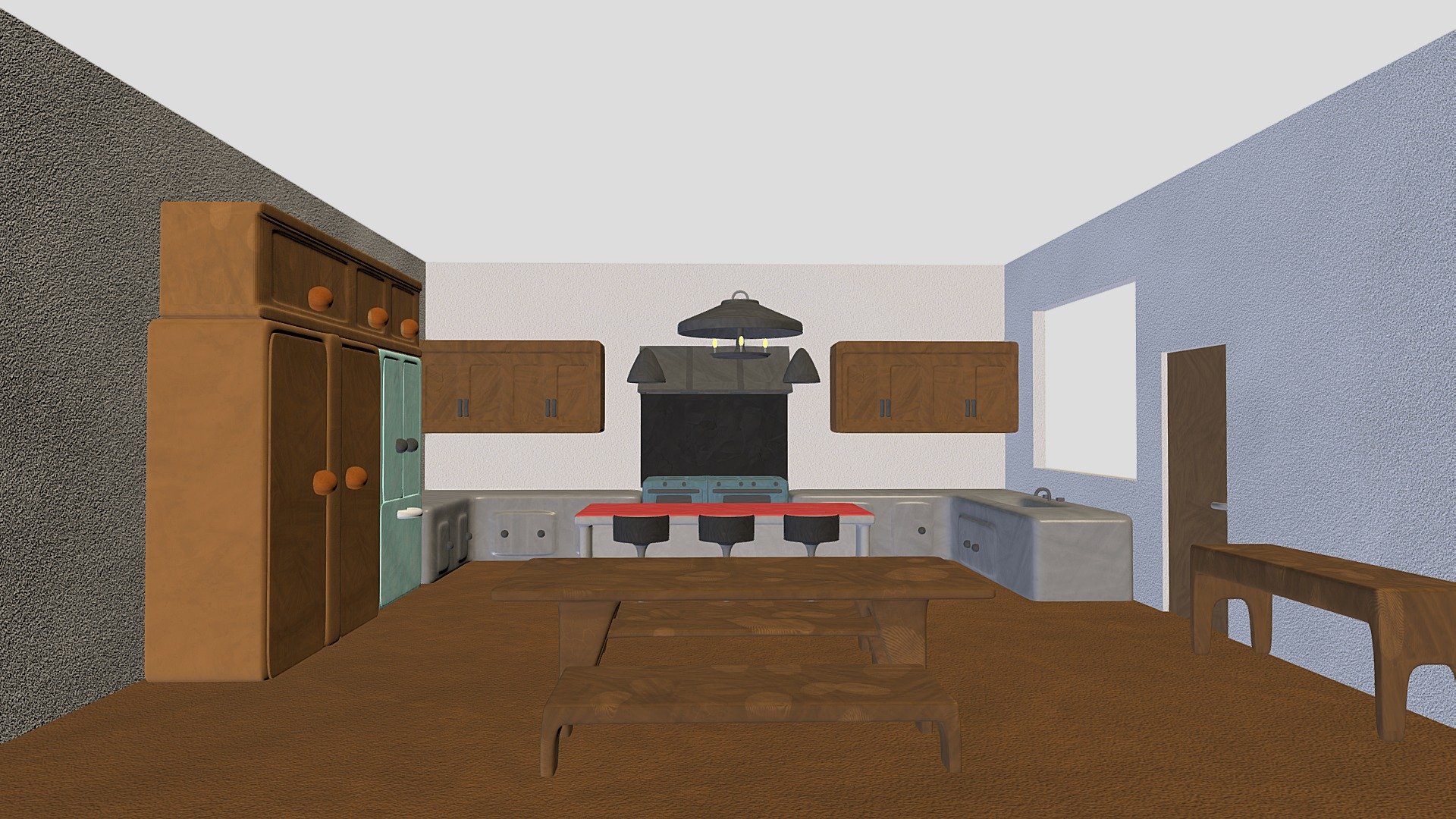 Clay Kitchen - Download Free 3D model by ascension831 [4455b33] - Sketchfab