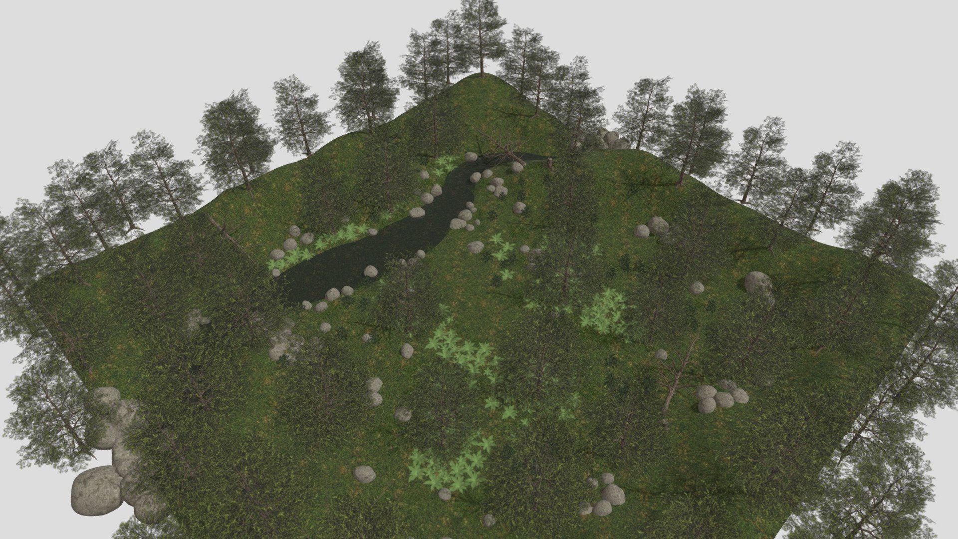 Forest - 3D model by steve23eris [4456954] - Sketchfab