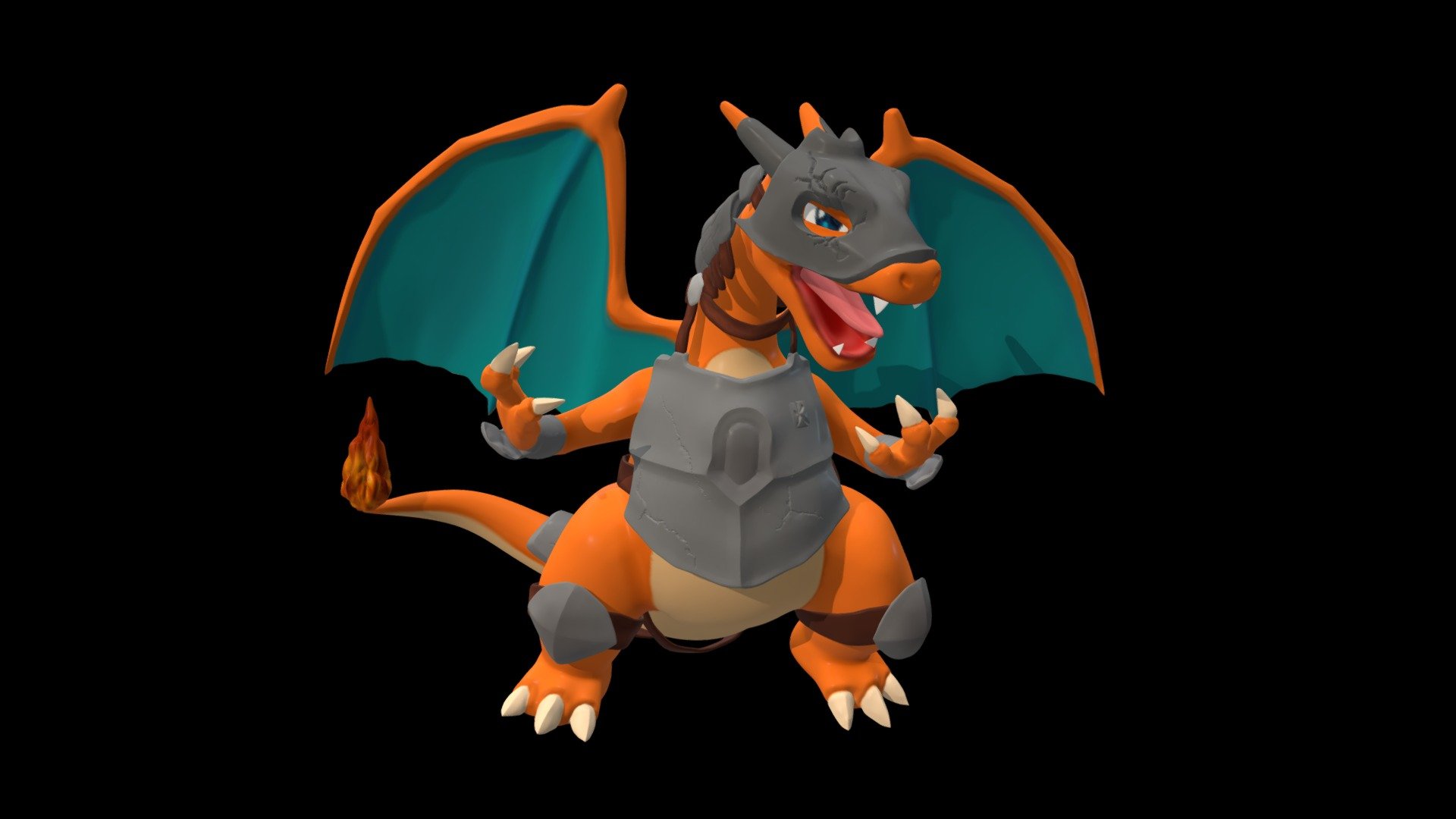 Charizard Armored_3DPrintable - Buy Royalty Free 3D model by Stark ...