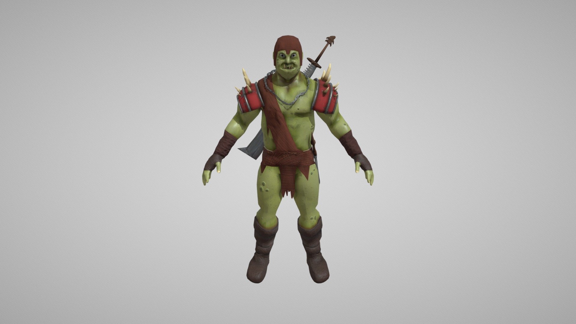 Orc - Download Free 3D model by Littlepim [4459d42] - Sketchfab