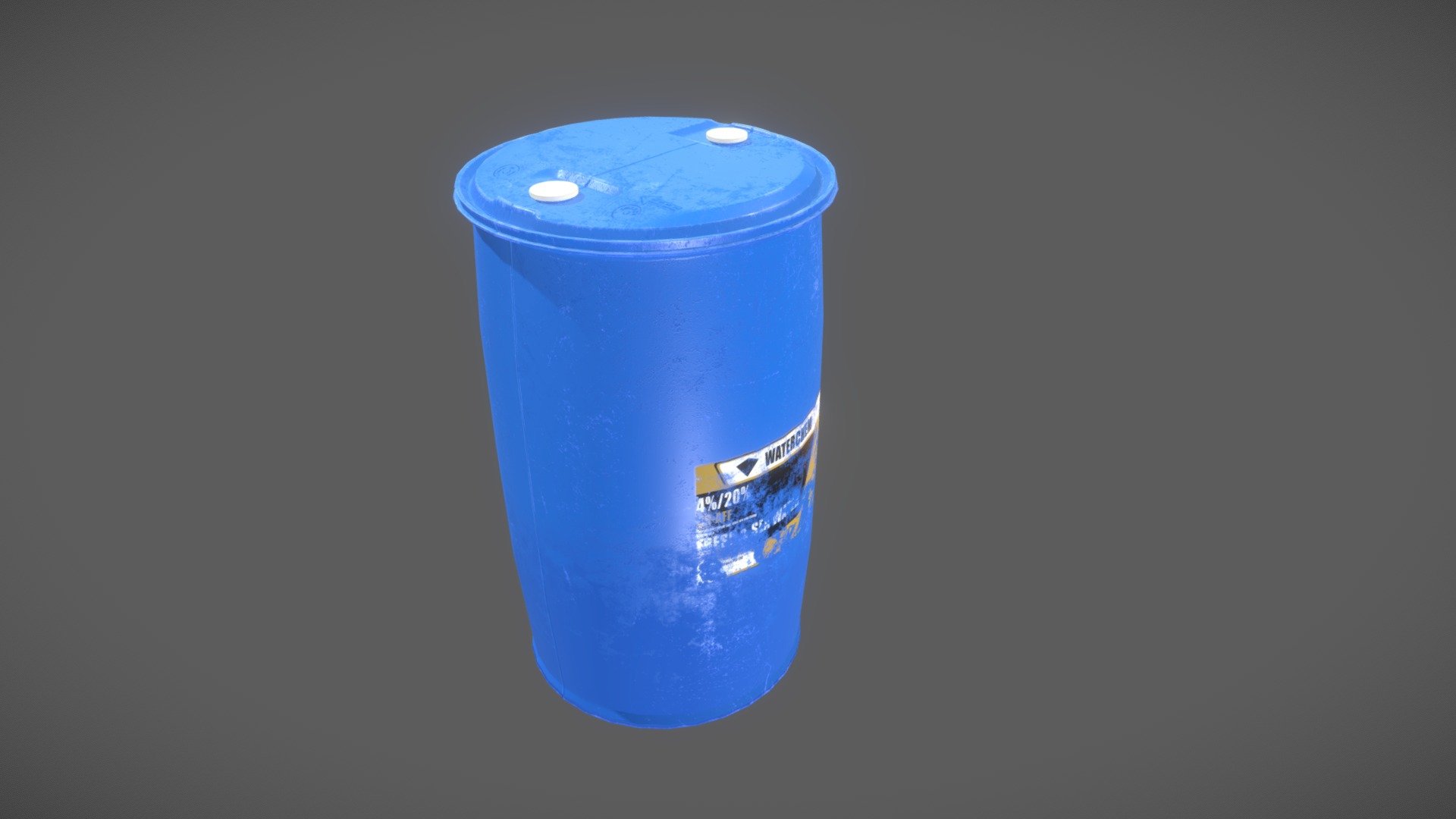 Firechem foam liquid concentrate 200 ltr drum - 3D model by imagi_101 ...