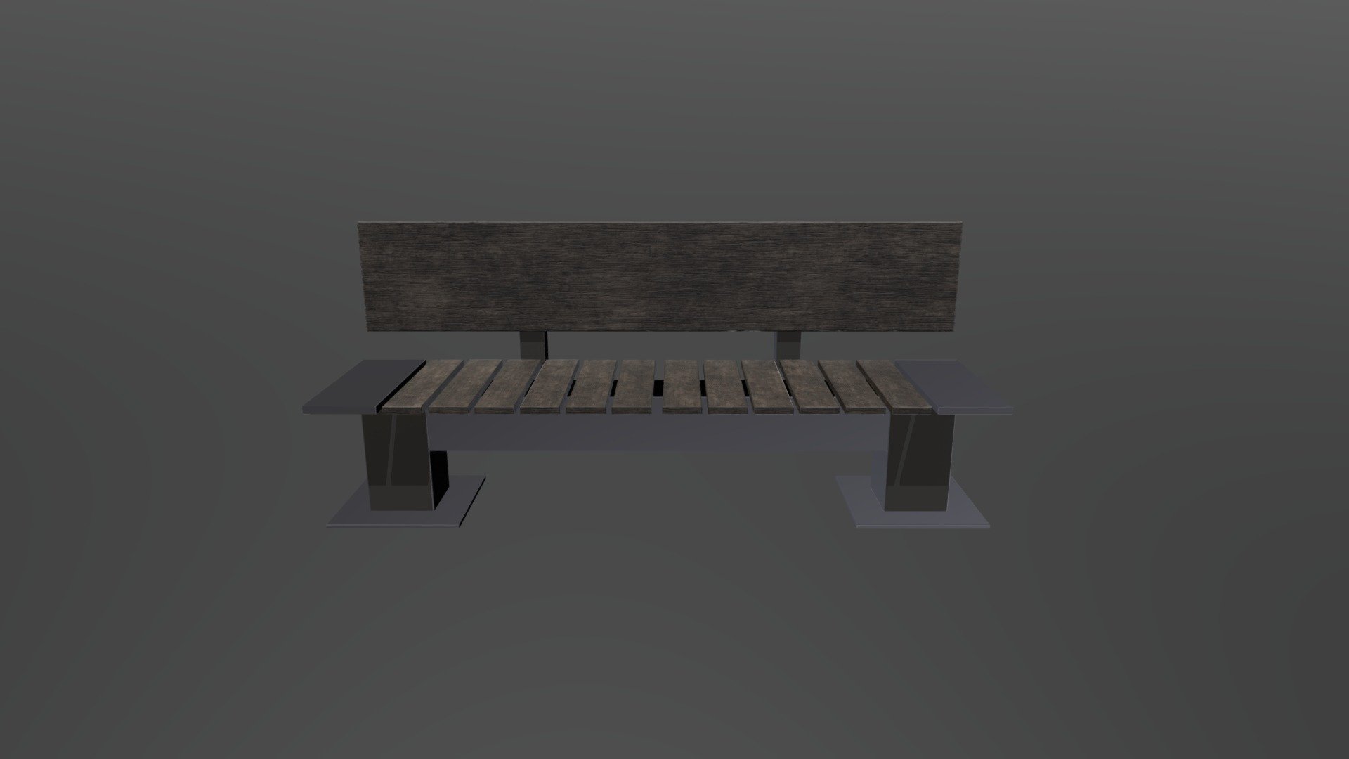 Bench - Low Poly - Download Free 3D model by ENOMIC [445b807] - Sketchfab