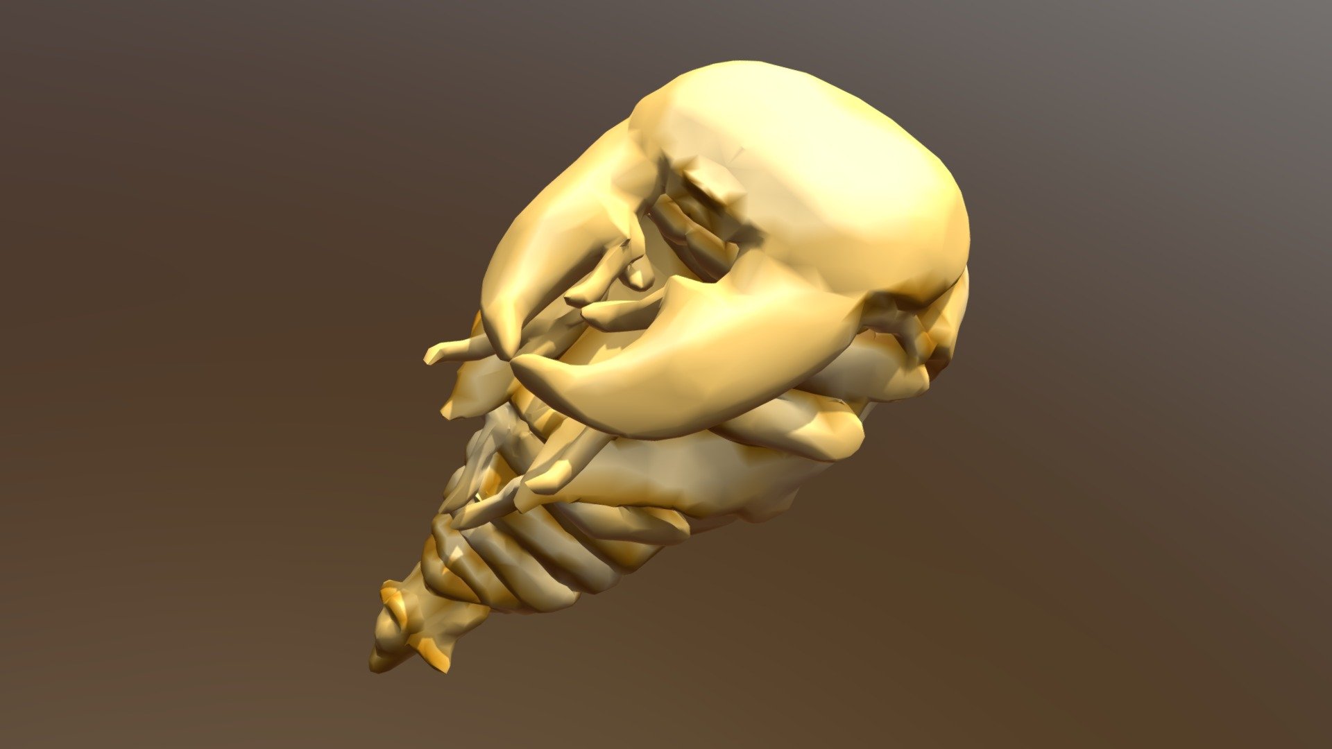 StagBeetle Pupa - 3D model by shiroheri [445cf3c] - Sketchfab