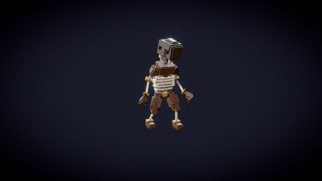 Skeleton Idle Animation - 3D model by Fahimation (@Popstuff) [445e020 ...