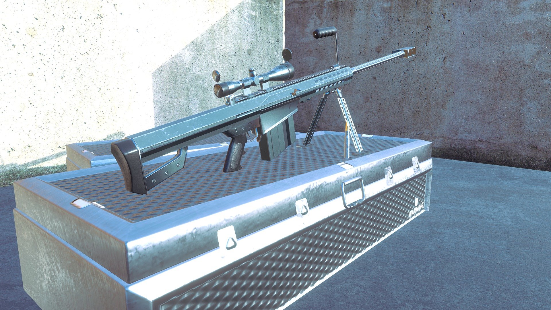 M82 Barrett Game Ready 5 Textures - Buy Royalty Free 3D model by insya ...