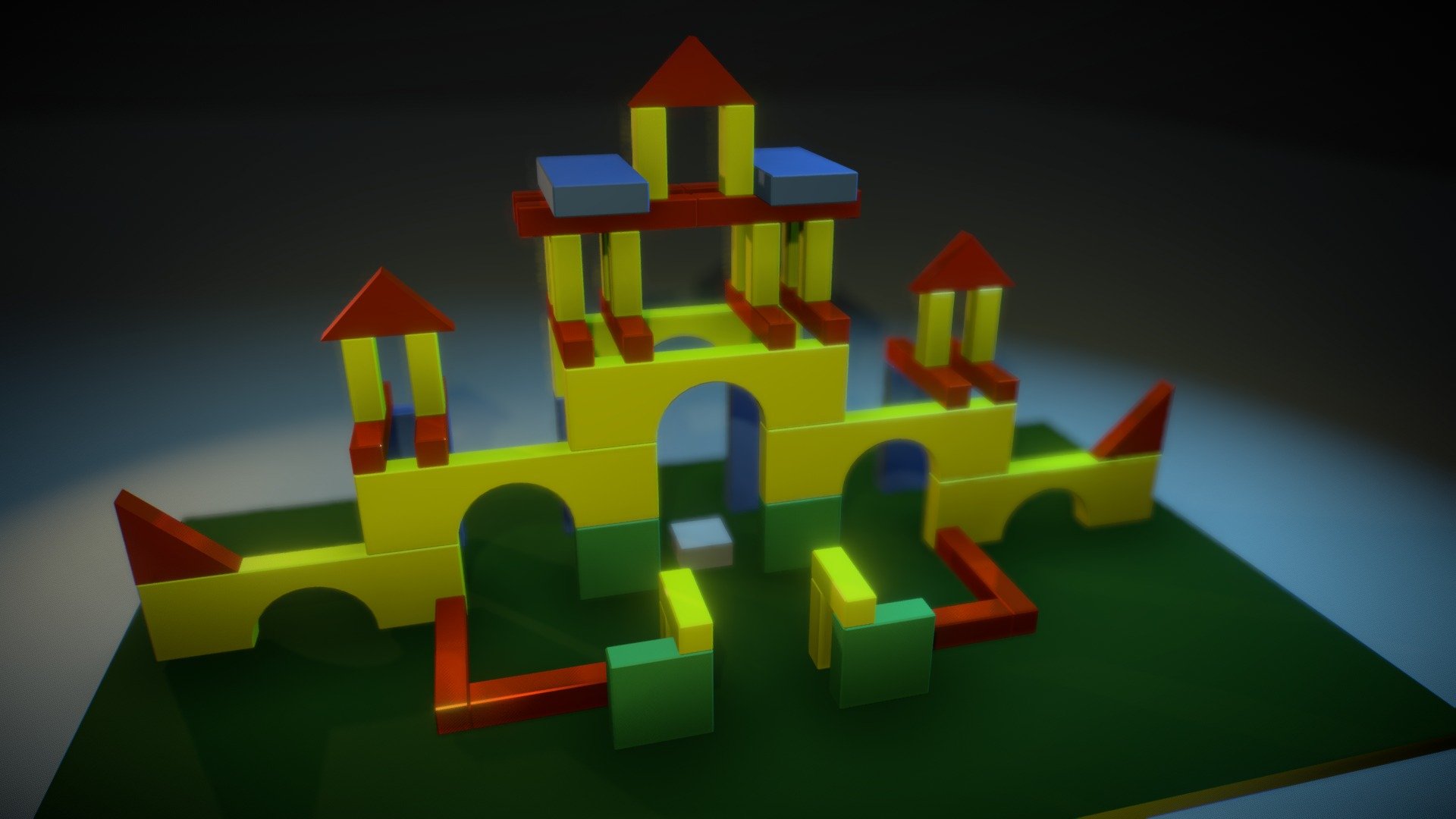 Castle Block - 3D model by HARDNAX_ZONE [445ea28] - Sketchfab