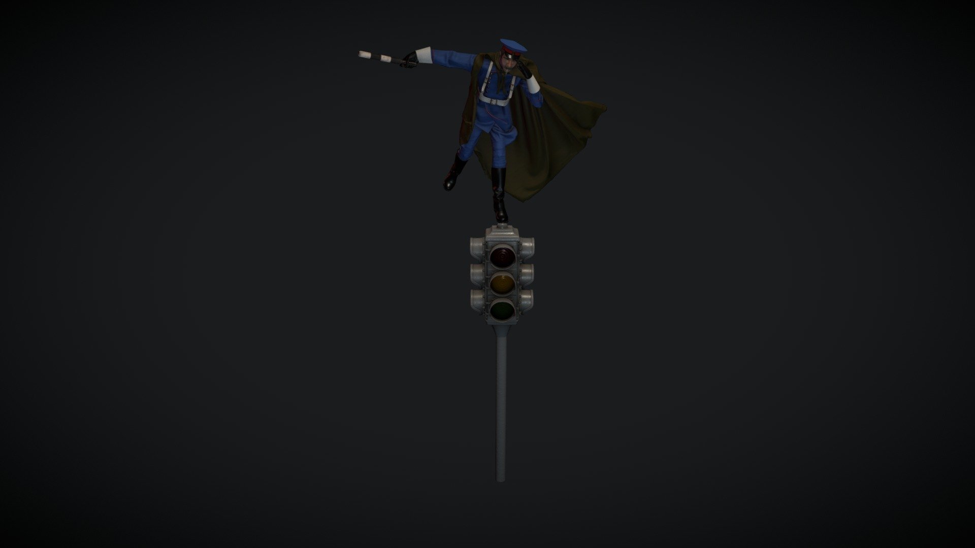 Traffic-Light - 3D model by mvxsiw [44600e8] - Sketchfab