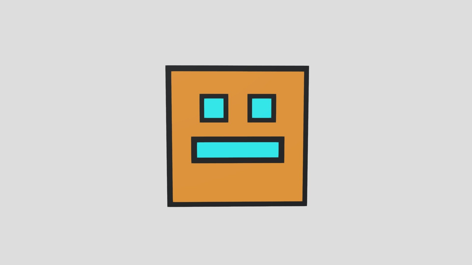 Geometry-dash-icon - Download Free 3D model by Khalfanel (@Khalfan_el ...