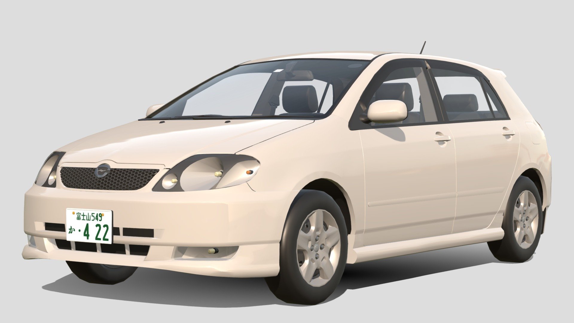 2001 Toyota Corolla RunX - Download Free 3D model by OUTPISTON [44614da ...