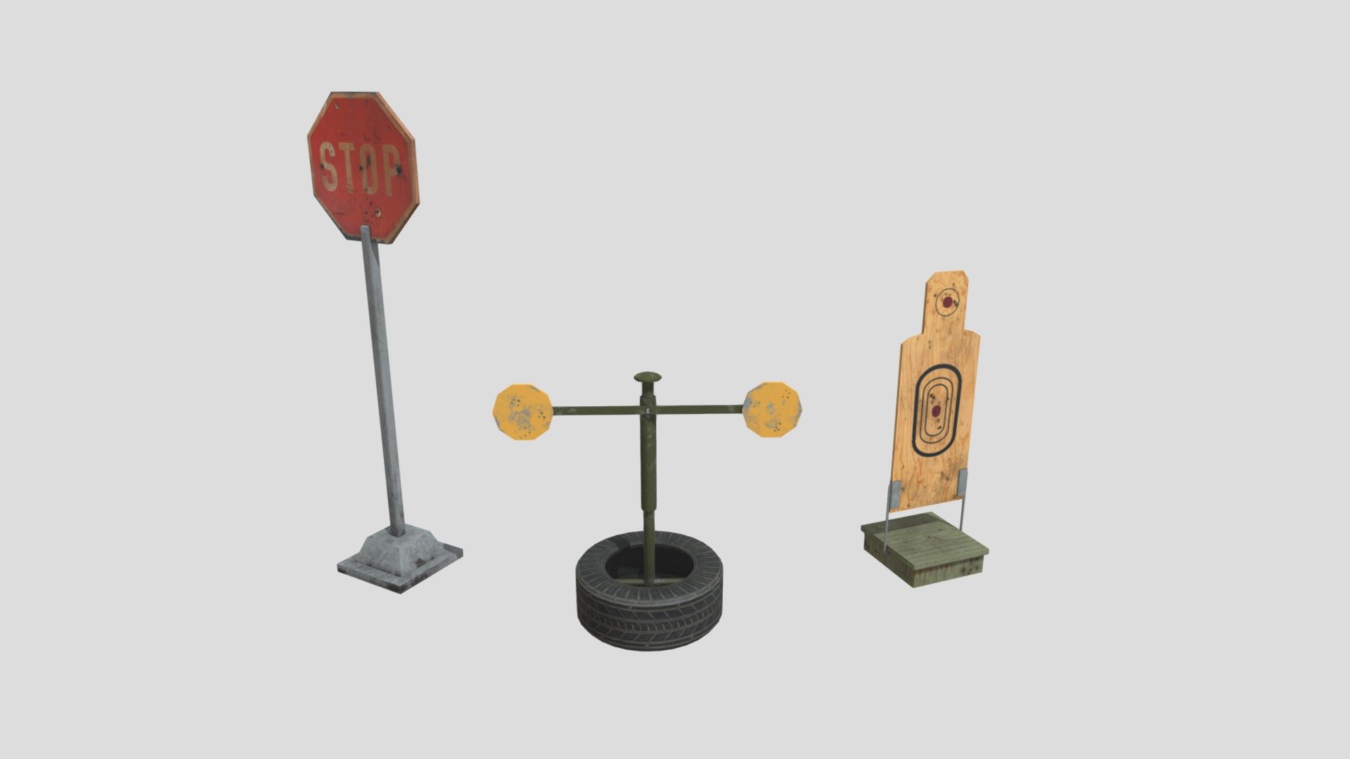 ShootingTarget - 3D model by JensDeBrabanter (@JensDeBra) [44619b2 ...