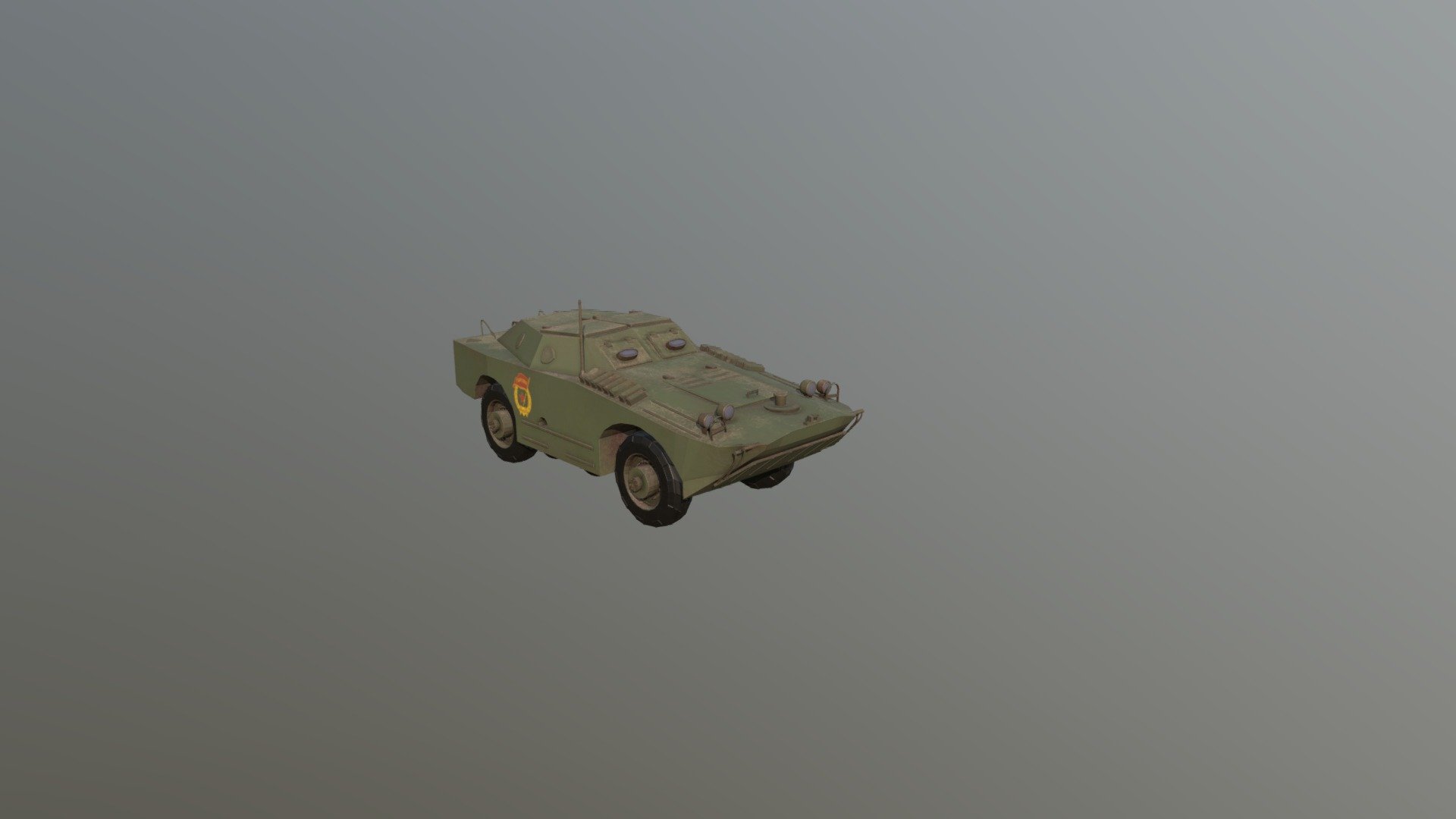 BRDM-1 - 3D model by Stoker1983 [4462202] - Sketchfab
