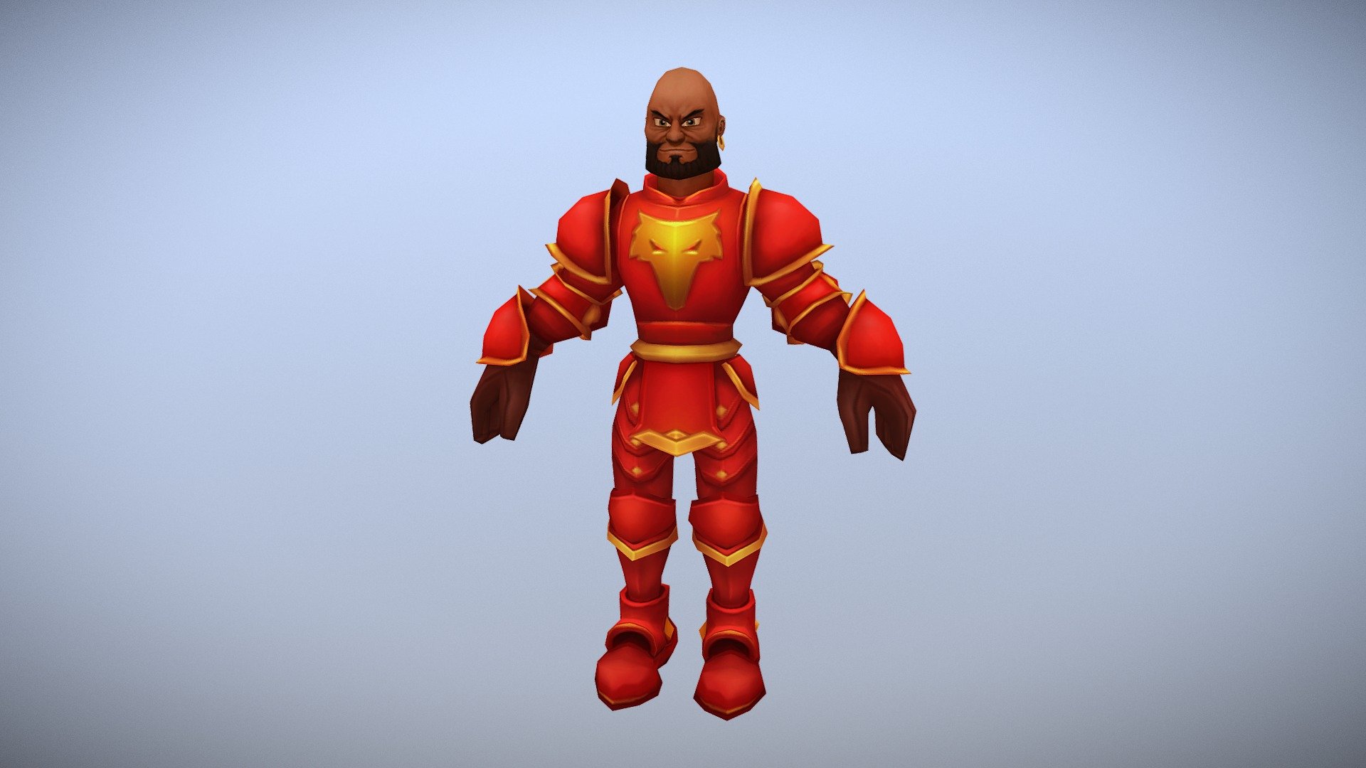 Red knight - 3D model by V.Squad.Studio [446394b] - Sketchfab