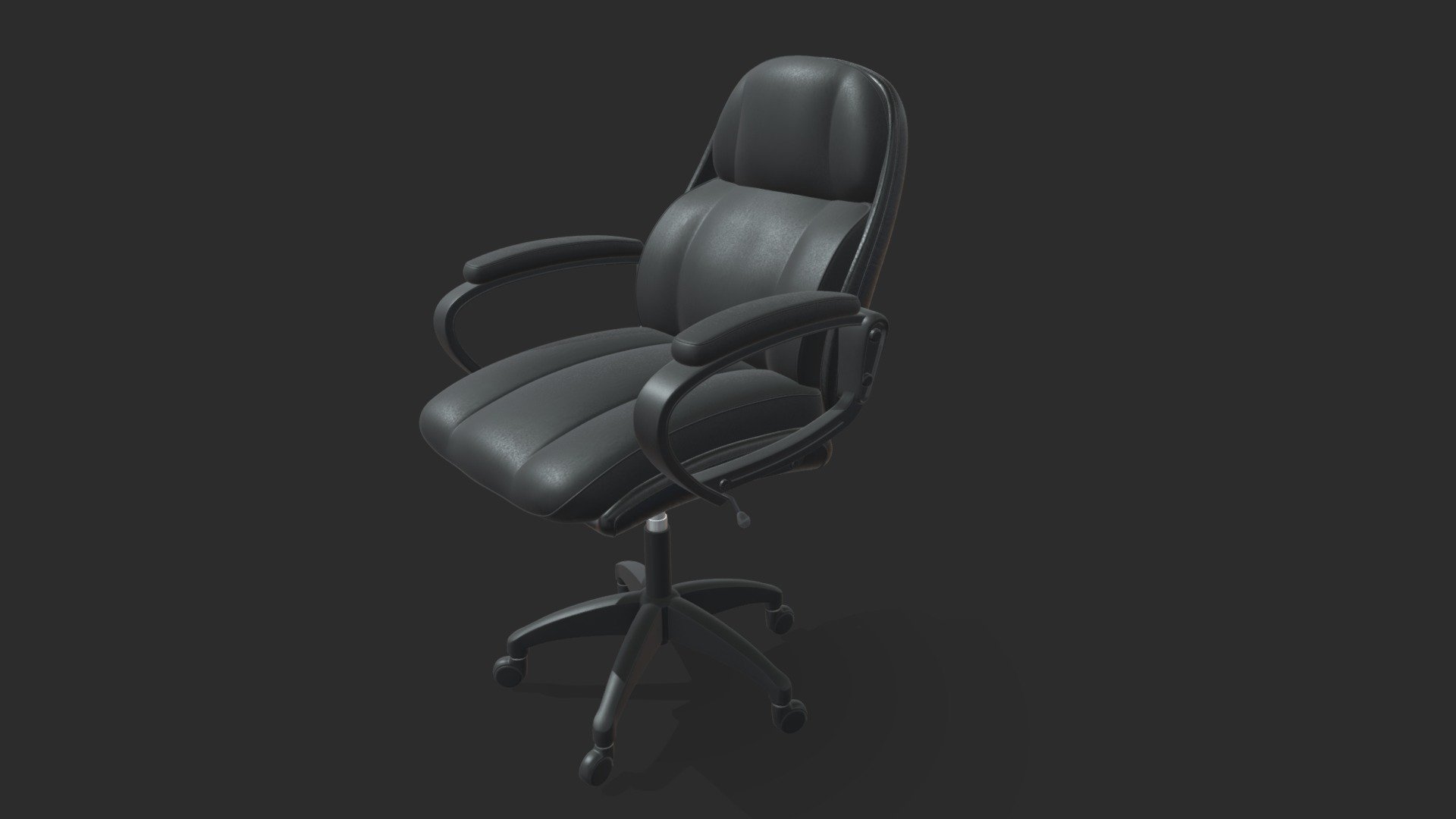 Realistic Office Chair ( Real world size ) - 3D model by ...