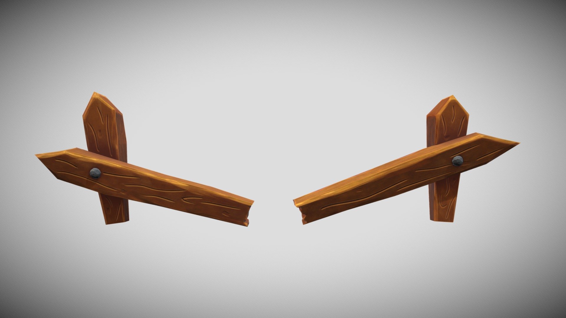 Stylized Fence (p4) - 3D model by Kalliko 3D Art (@Kalliko) [44658f5 ...
