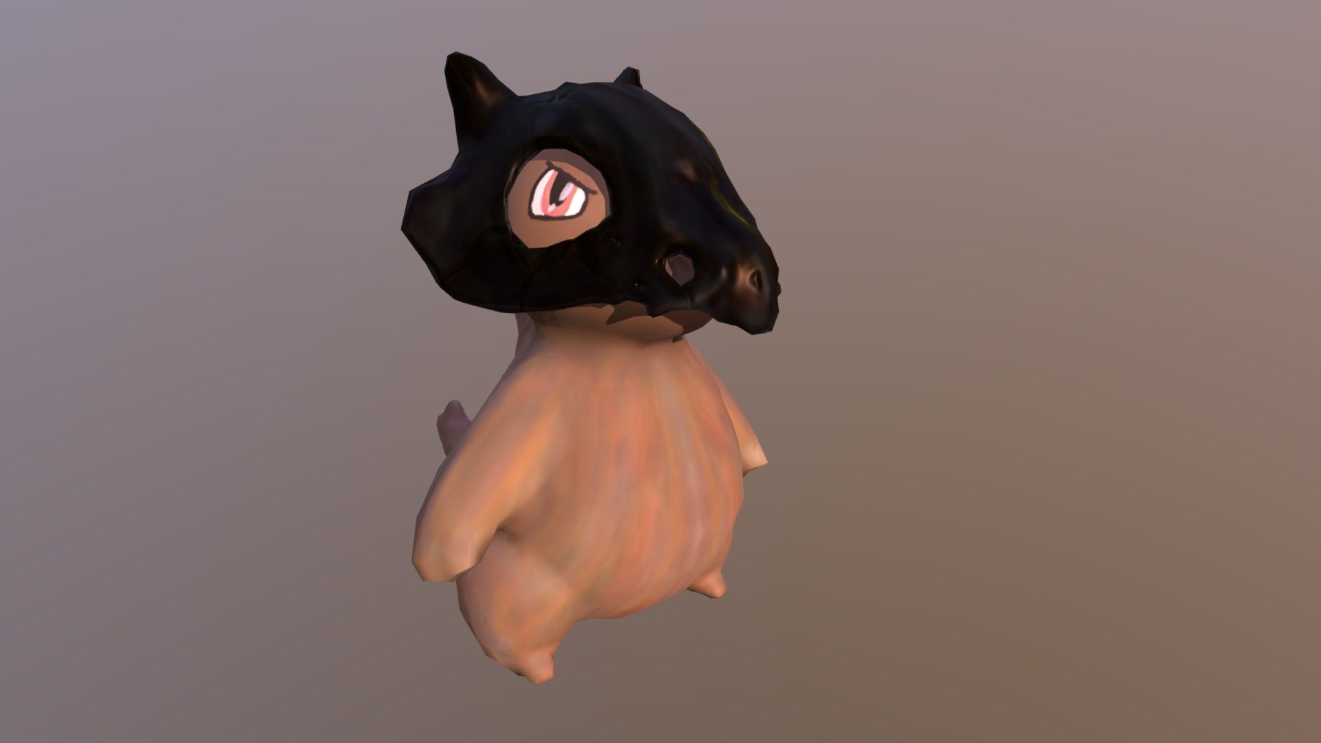 Cubone Dark - 3D model by VainillaTokyo [44661eb] - Sketchfab