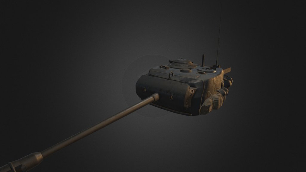M4 Sherman Turret (Fury) - 3D model by eleiger [4467483] - Sketchfab
