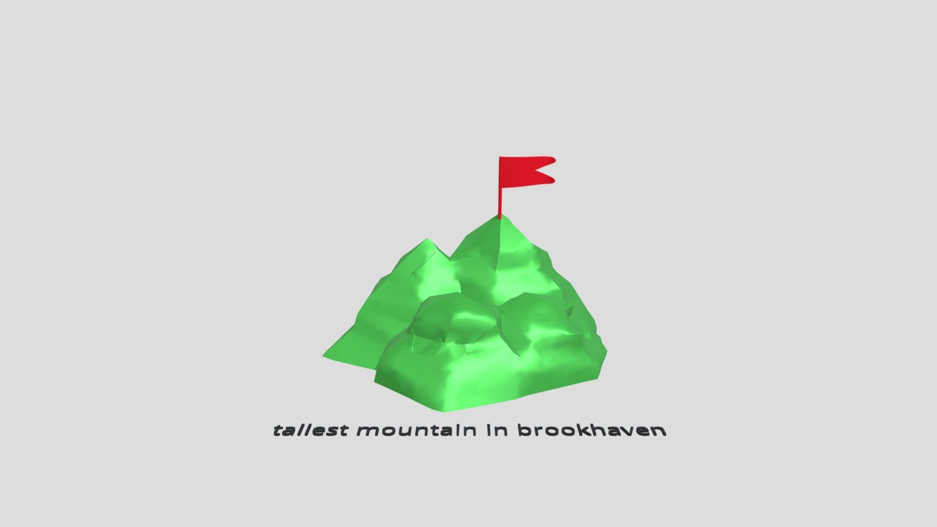 Alton — Tallest Mountain In Brookhaven - 3D model by mcshernick ...