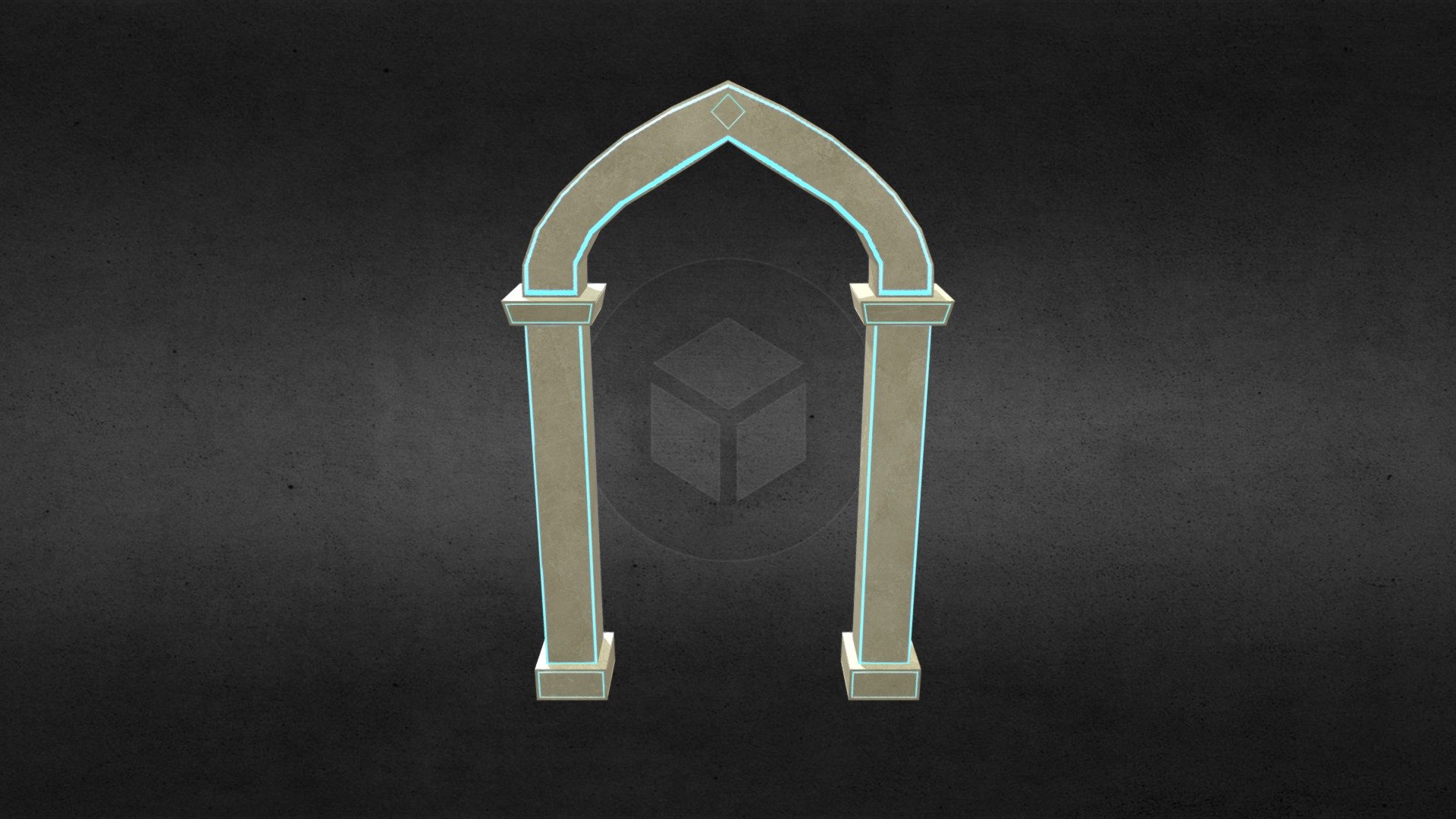 Entrance Arch - 3D model by Priscila_Elliz [44681d9] - Sketchfab
