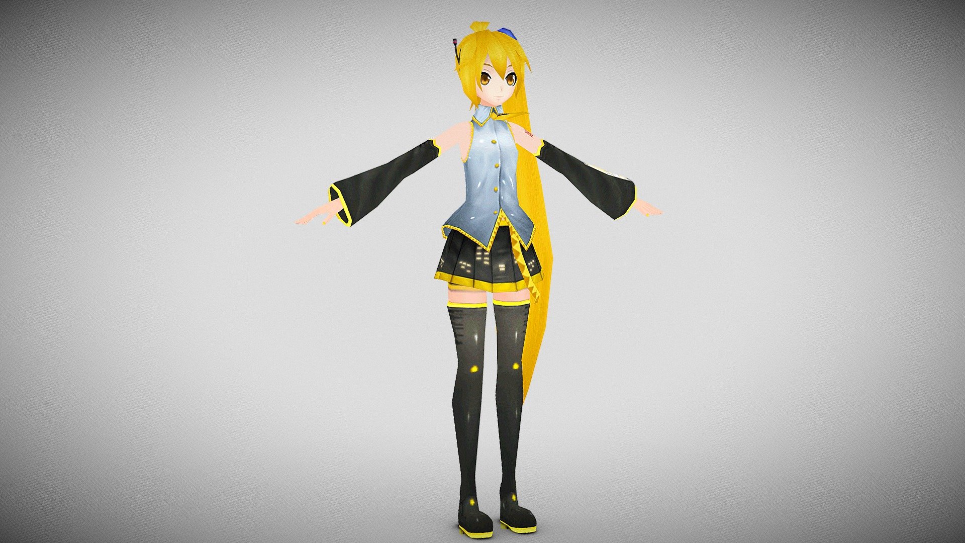 Akita Neru - Download Free 3D model by 雨宮レン (@oscar3dmodel) [446ab7e] - Sketchfab