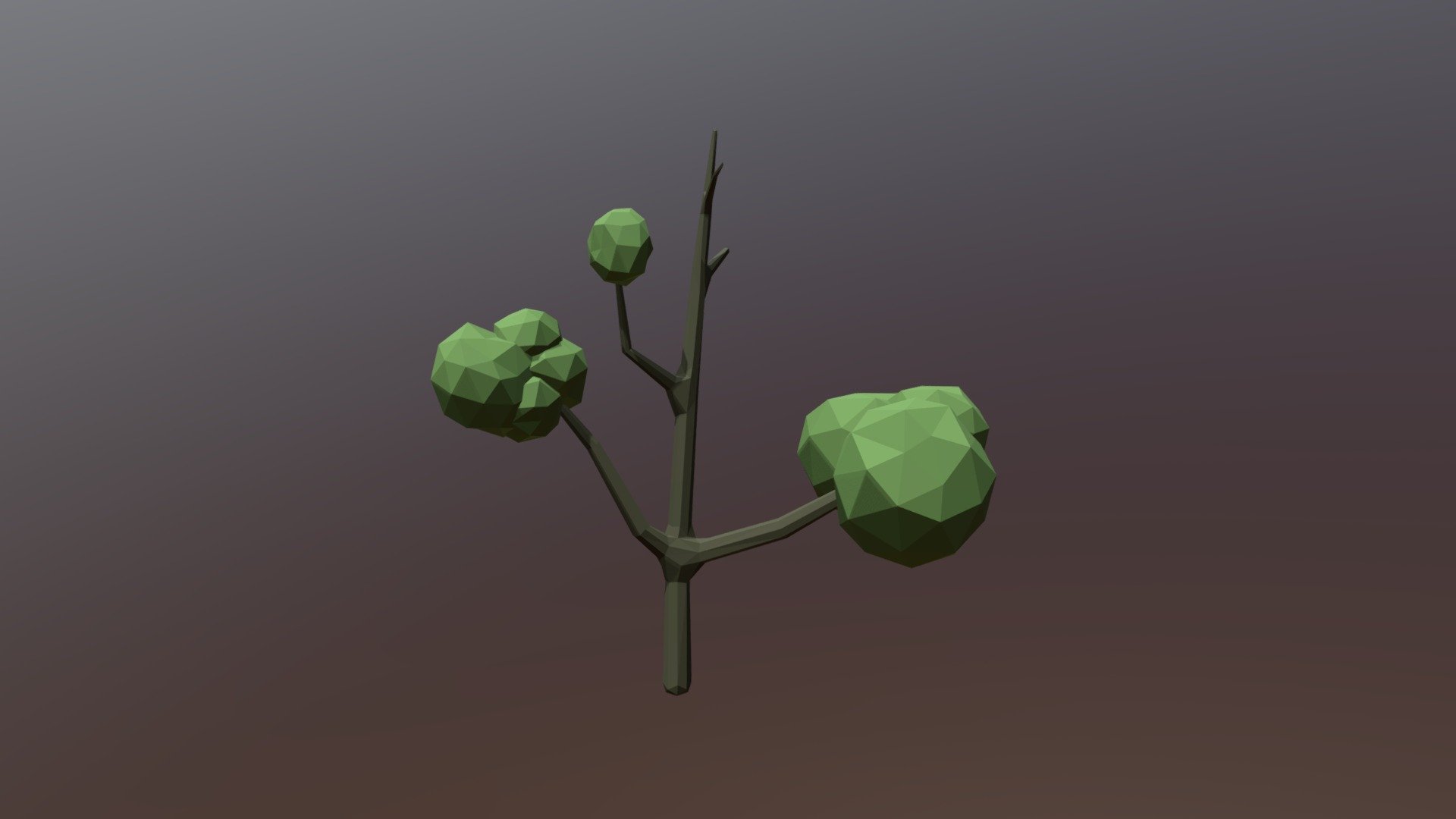 Low-poly dark tree - Download Free 3D model by MikeDragneel [446aefc ...
