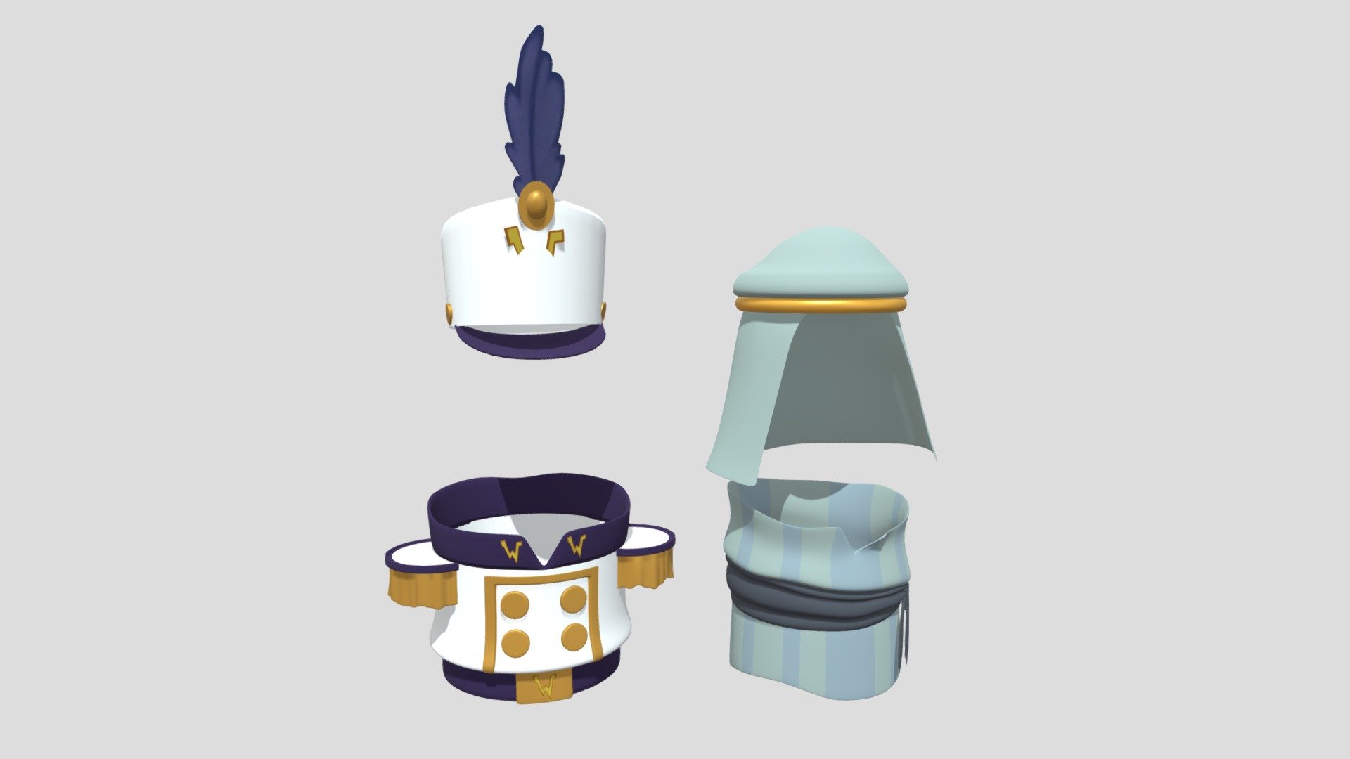 Gideon Costumes - Download Free 3D model by 321Blender [446c280 ...