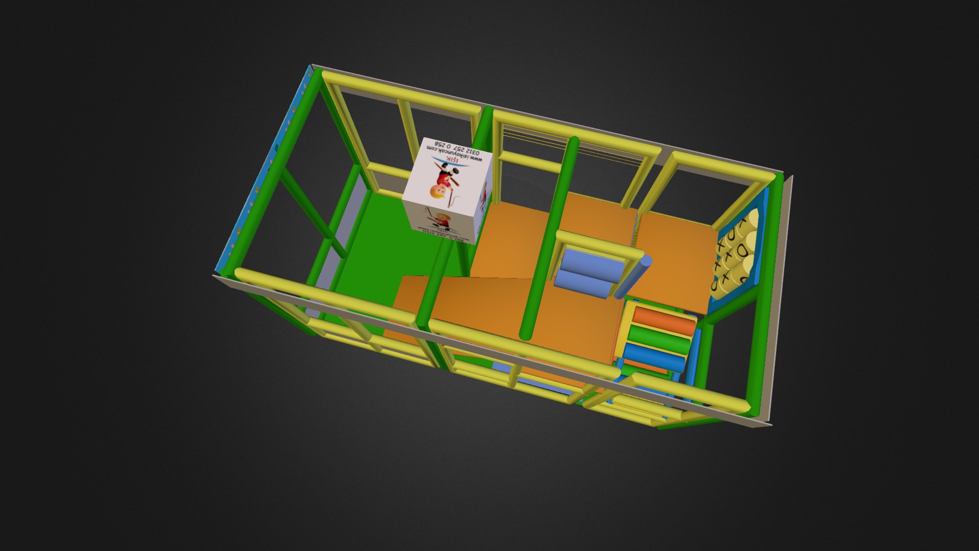 TOP HAVUZU SOFT PLAY - 3D model by Kres market (@isikoyuncak) [446c4d6 ...