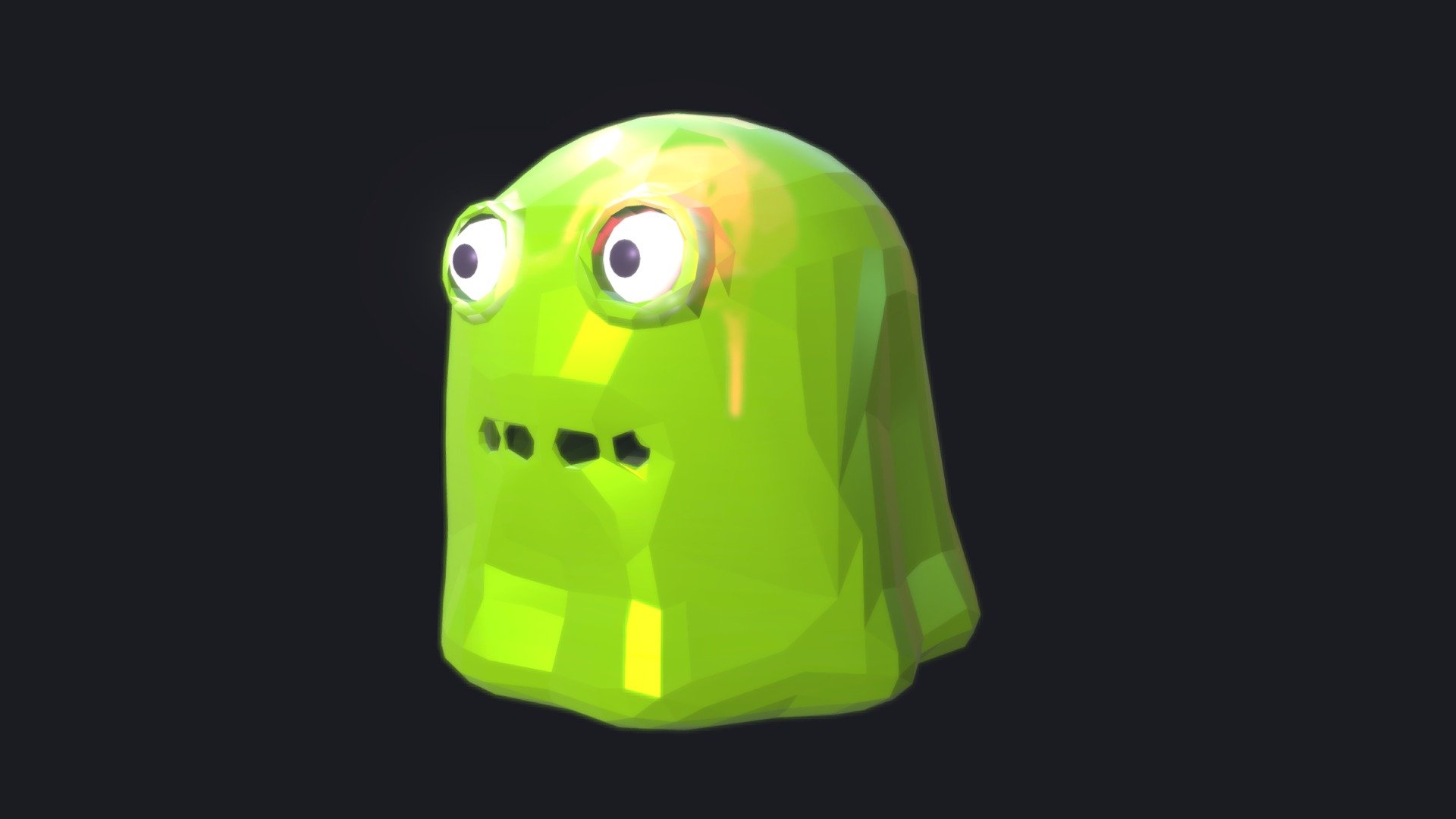 Slime low-poly - Download Free 3D model by Parado10 [446d179] - Sketchfab