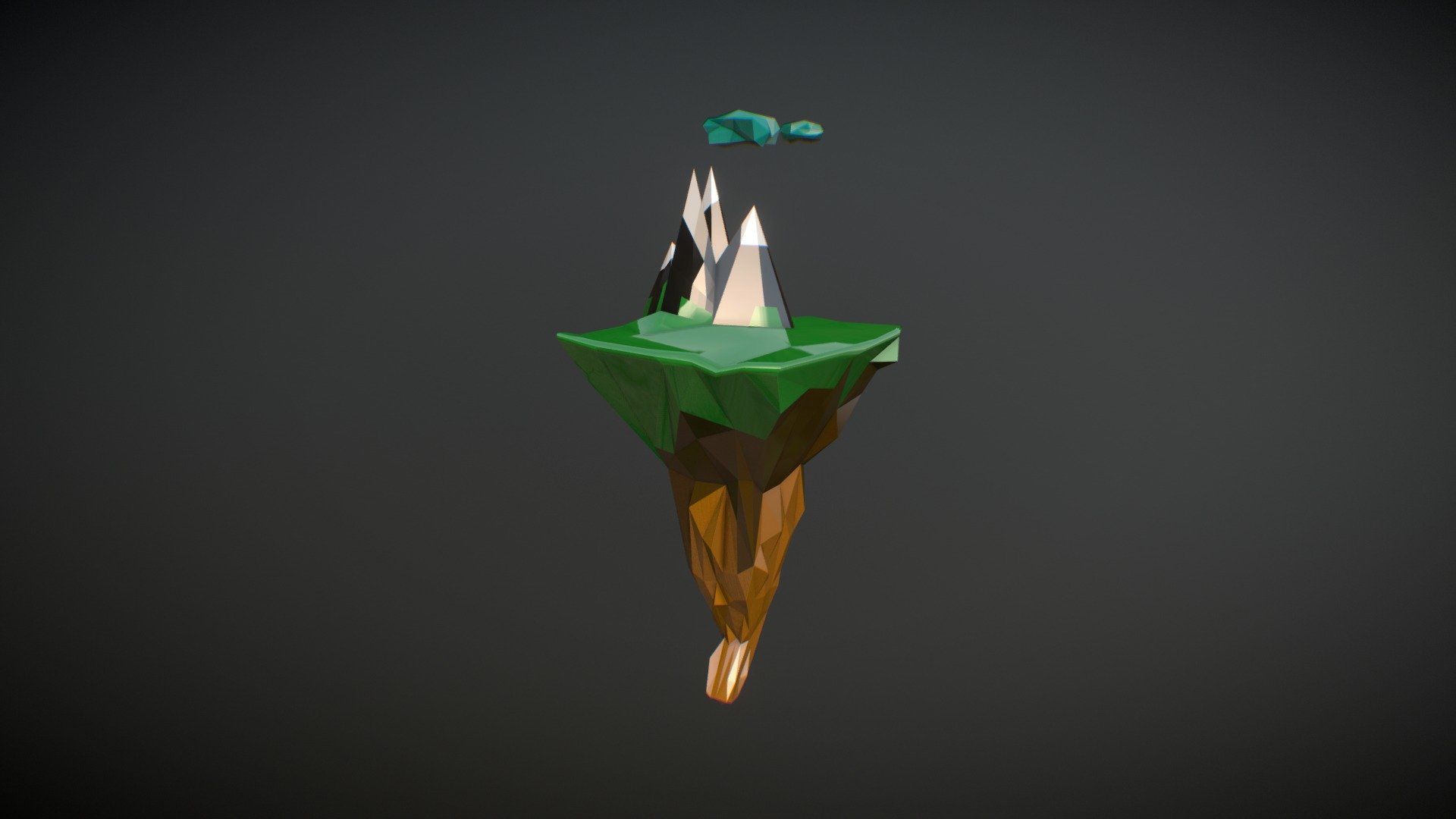 Low-poly Island - 3D model by masing [446dc3f] - Sketchfab