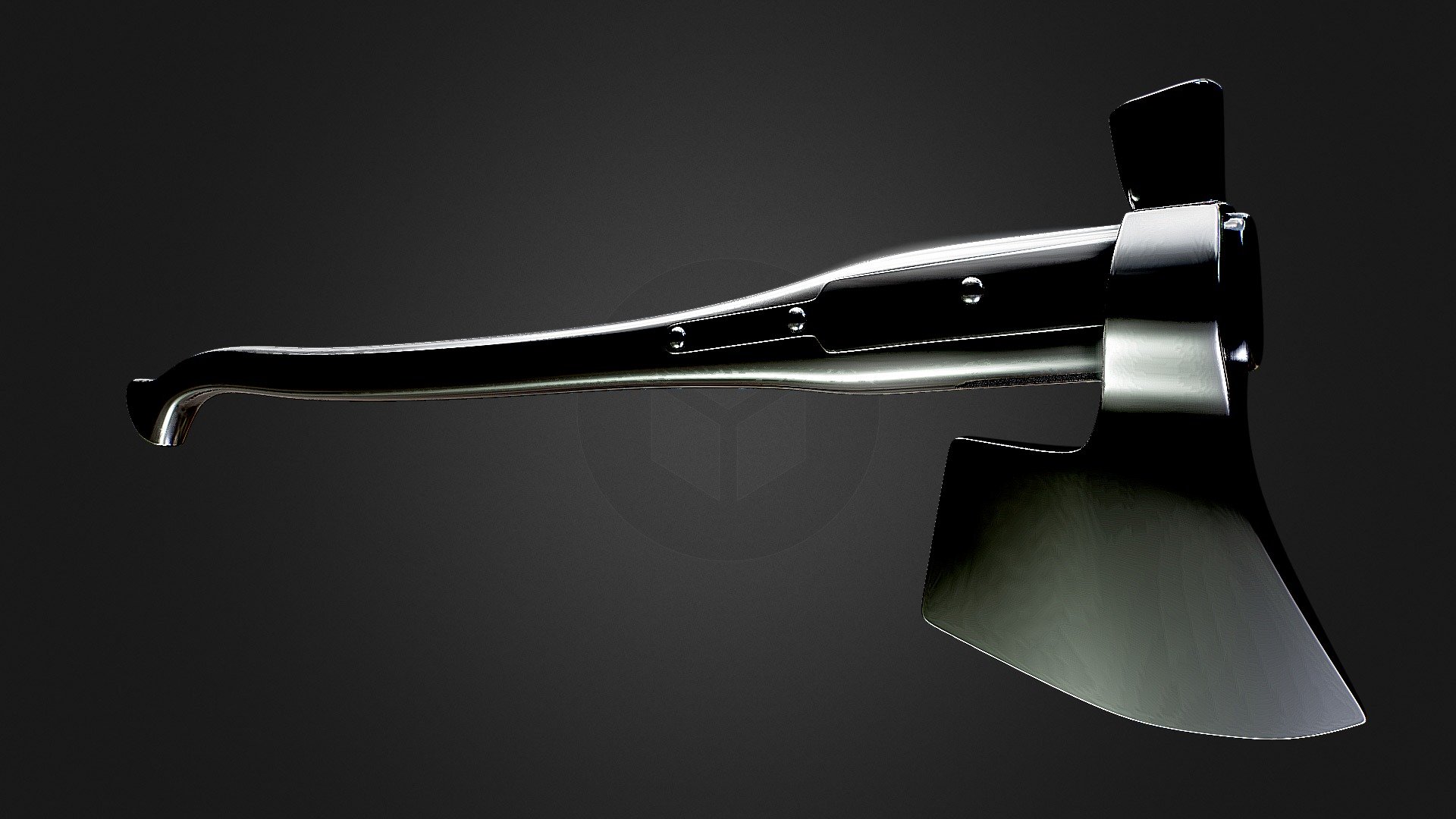 Battle Axe 001 - 3D model by the Georgeous (@thegeorgeous) [446e7c3 ...