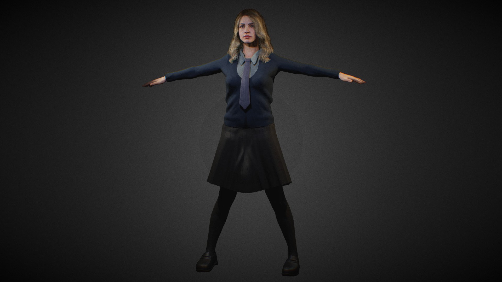 University Student - Buy Royalty Free 3D model by Cg Stuff (@bokeh ...