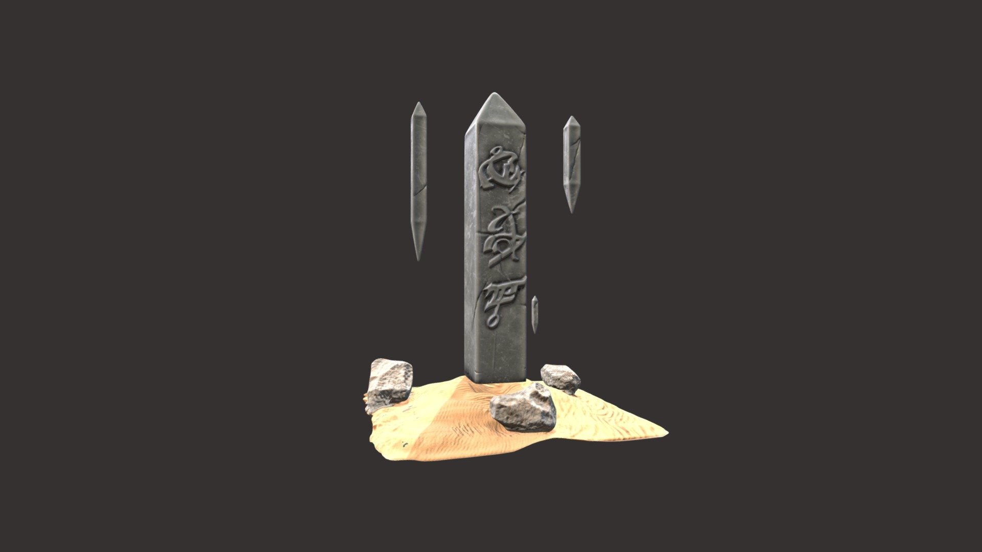 Monlith Model - 3D model by Talaoi [4472fcd] - Sketchfab