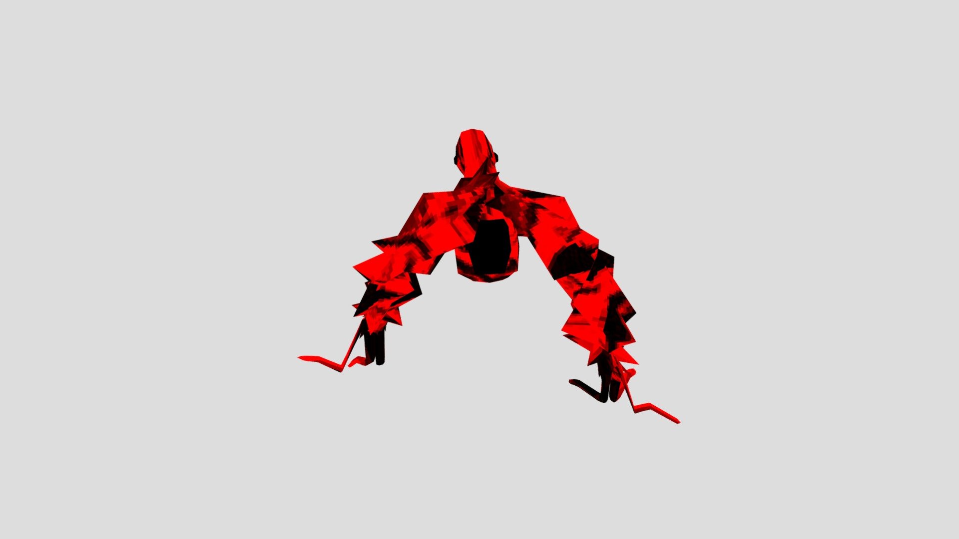 clouds_gorilla_horror_pixel_remake - Download Free 3D model by ...