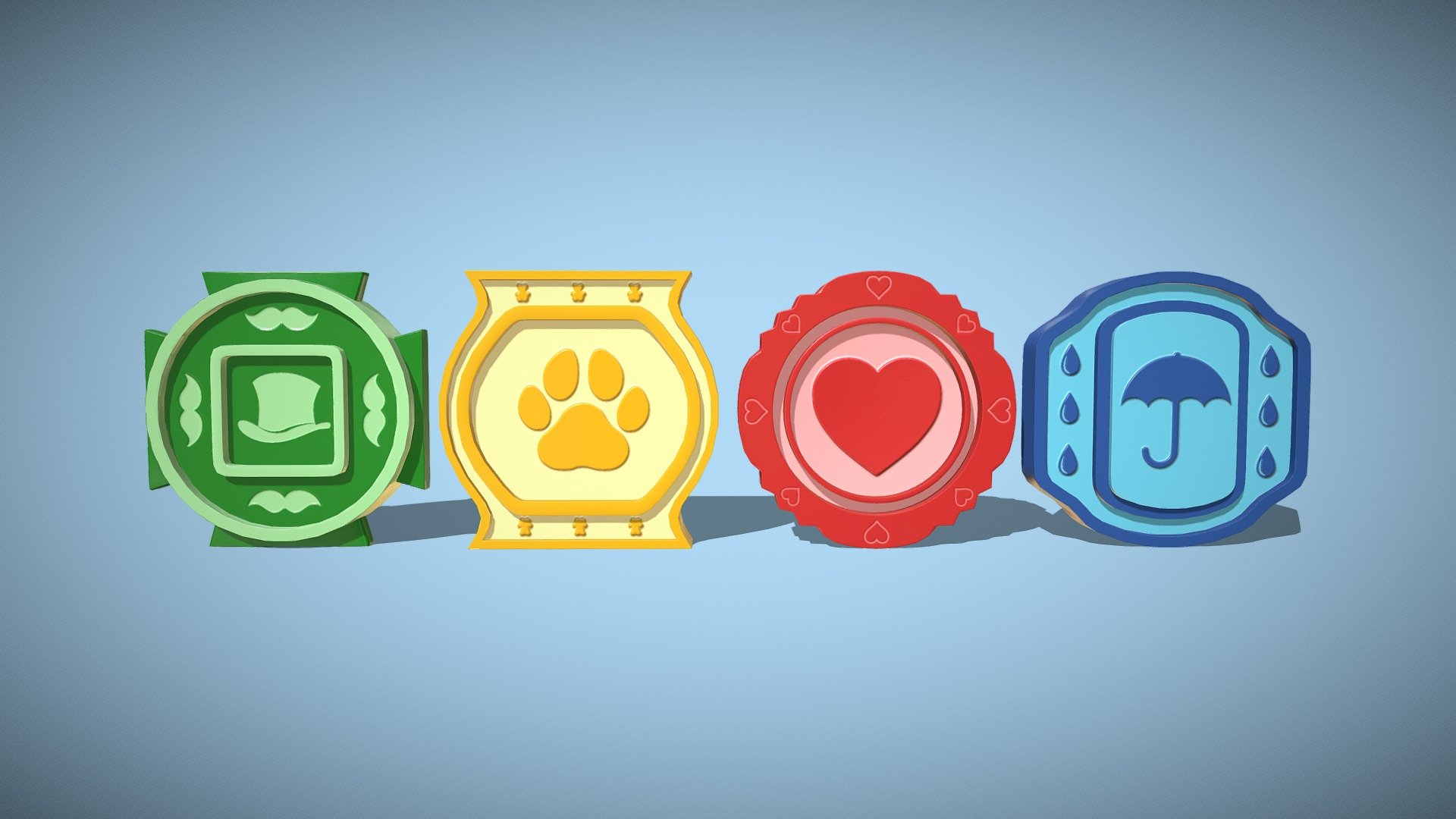 Cartoon Coins Pack06 - Buy Royalty Free 3D model by WhiteTigerArt ...