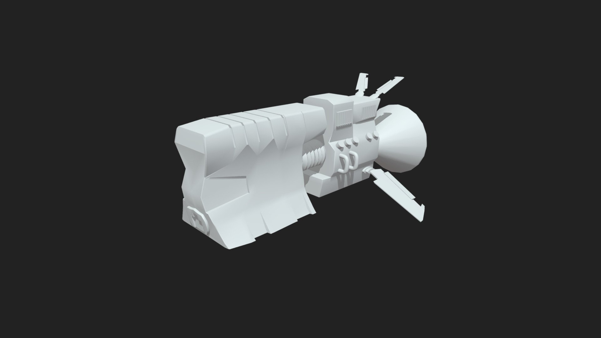 Vaisseau spatial - 3D model by Matthieu Guillemin (@mattguil) [447716d ...