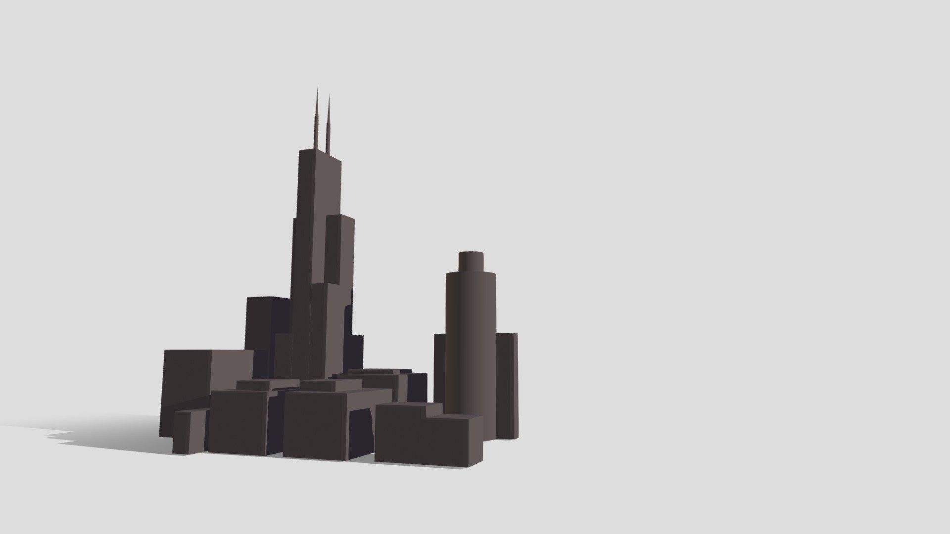 Willis Tower Blockout - Download Free 3D model by Jessica W. (@jessicawo) [447730d] - Sketchfab