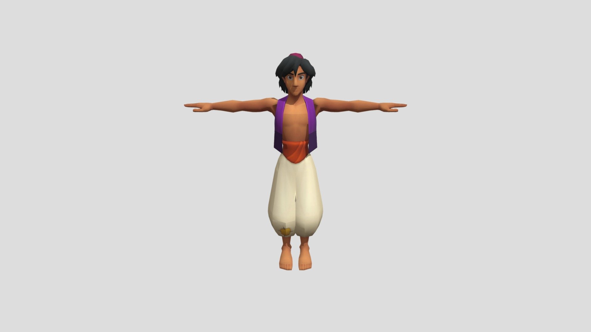 Aladdin 3D modeling - 3D model by thes2013 [4477dfe] - Sketchfab