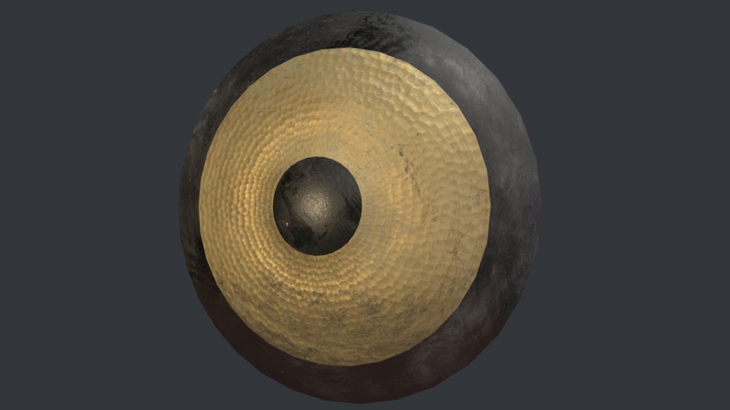 Gong - 3D model by sinful217 [44786f0] - Sketchfab