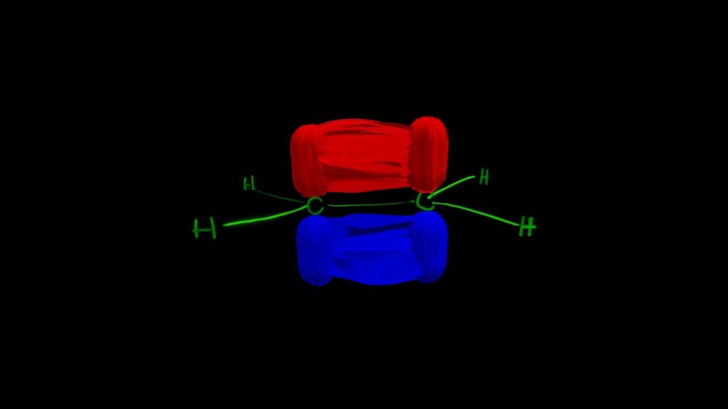 alkene pi bonding - 3D model by kmj [4478dbf] - Sketchfab