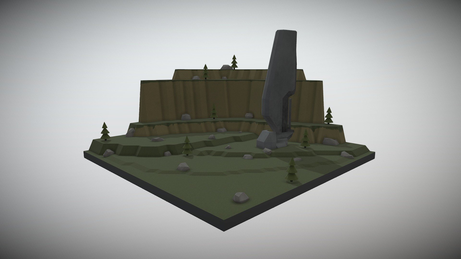 Ring Diorama - 3D model by NathanFirby [44796a7] - Sketchfab