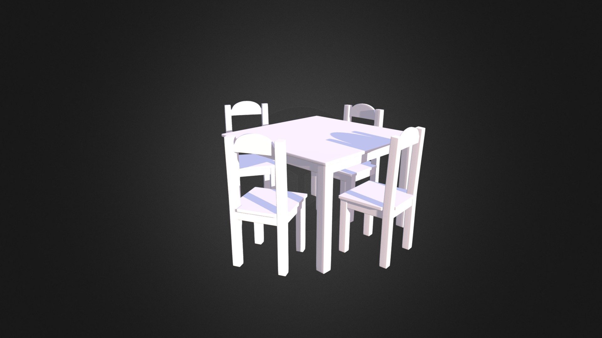 Kids Table and Chairs - Buy Royalty Free 3D model by cgaxis [447be5d ...