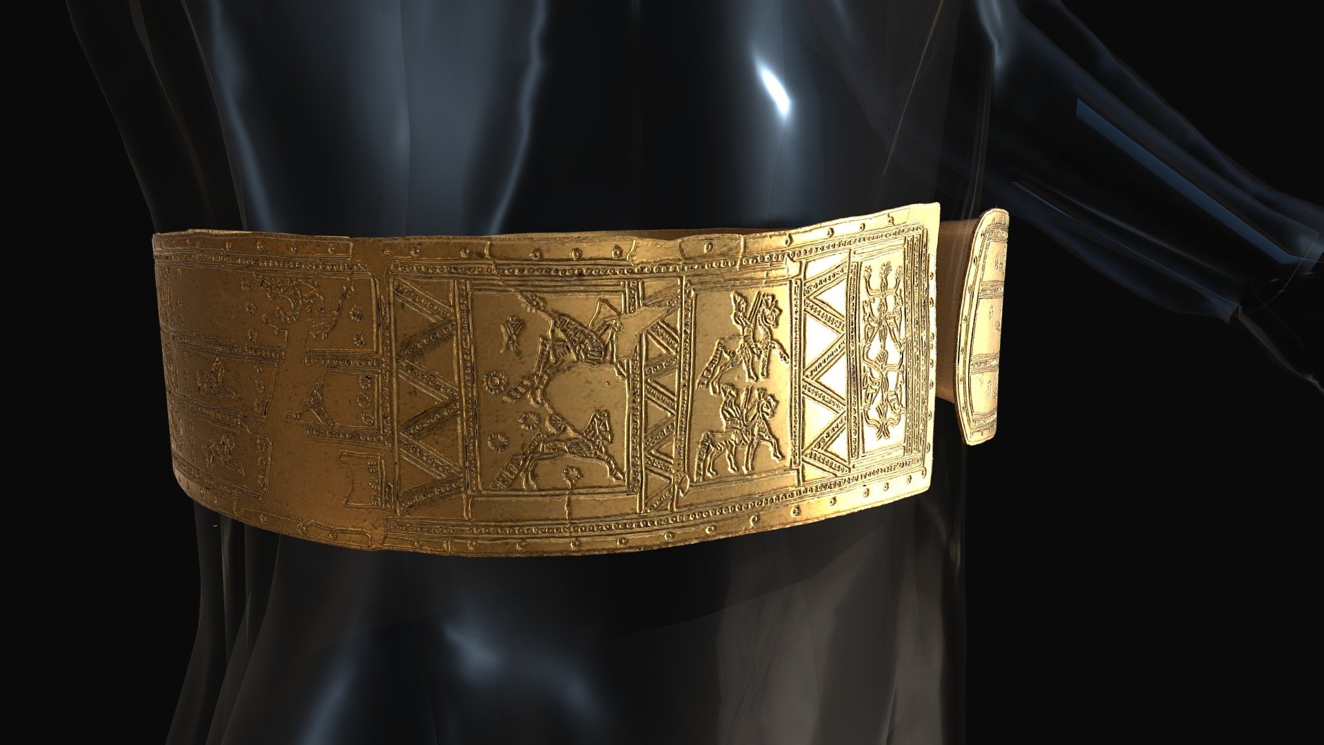 Reconstruction of the parade belt (425) - 3D model by Igor V. Denisov ...