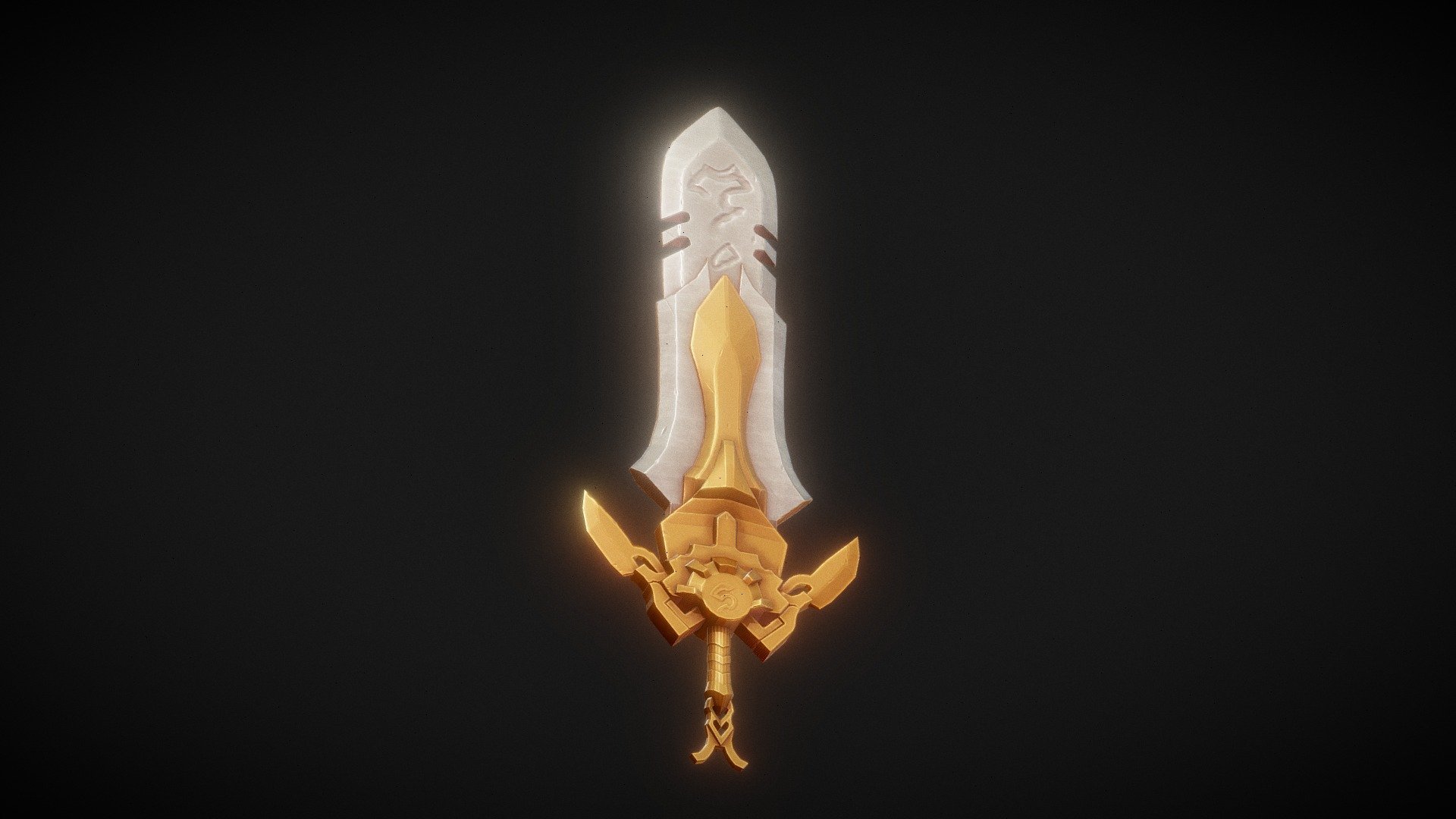 Stylized Fantasy Sword - Download Free 3D model by Rotuma [447e699 ...